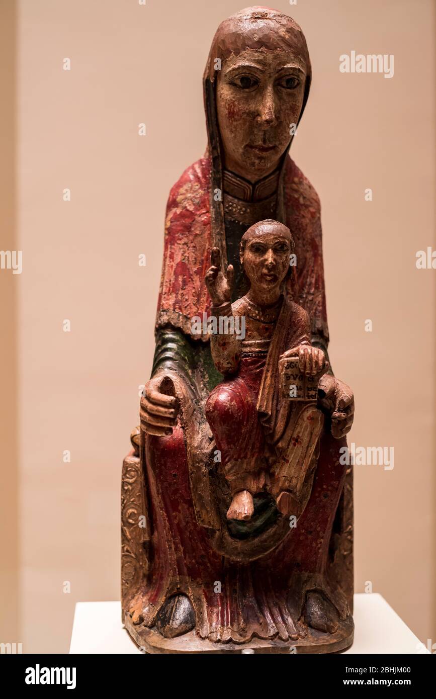 Romanesque art in the National Art Museum of Catalonia,Barcrelona ...