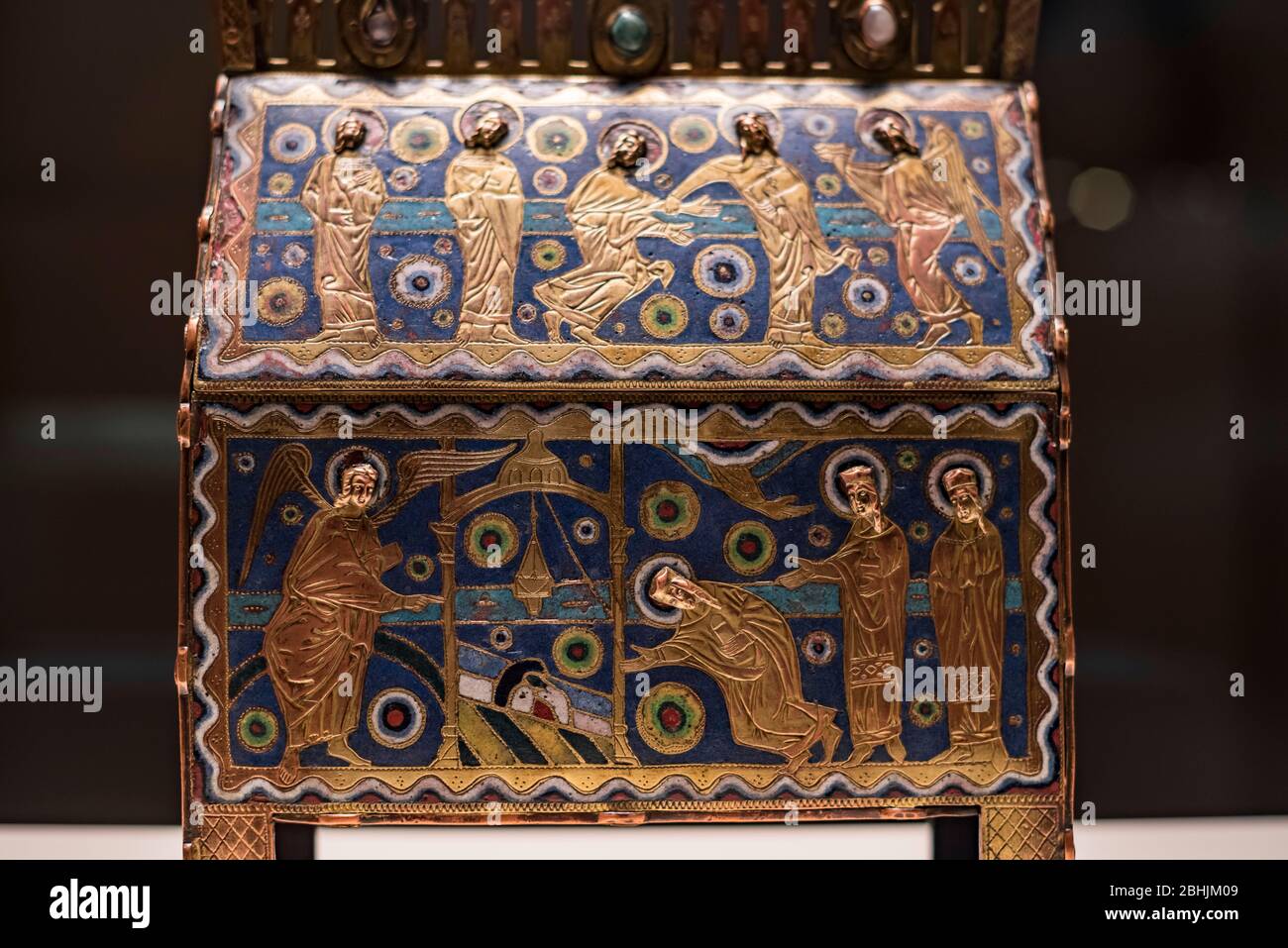 Romanesque art in the National Art Museum of Catalonia,Barcrelona,Chest ...