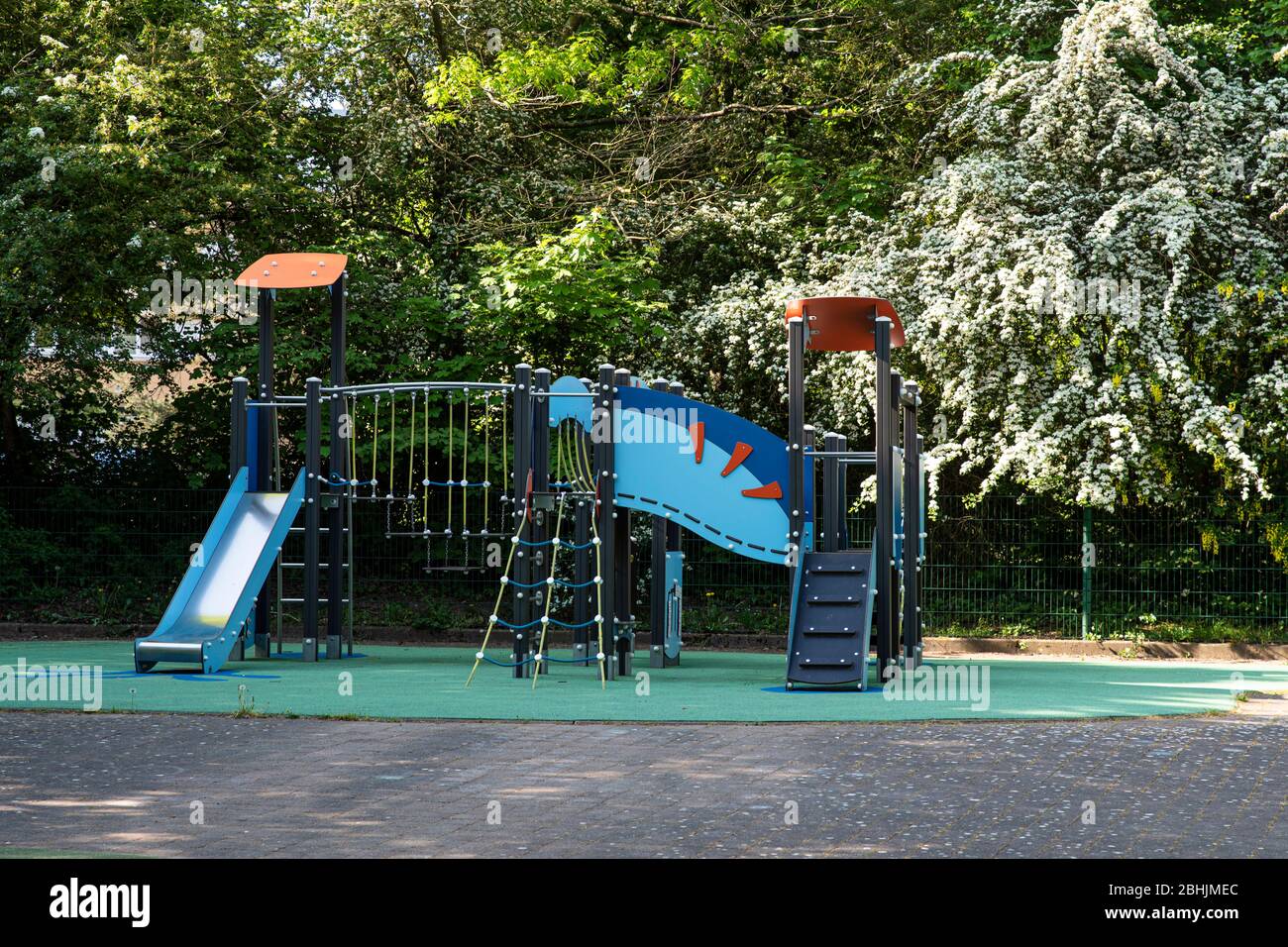 Colourful outdoor playground for children Stock Photo - Alamy