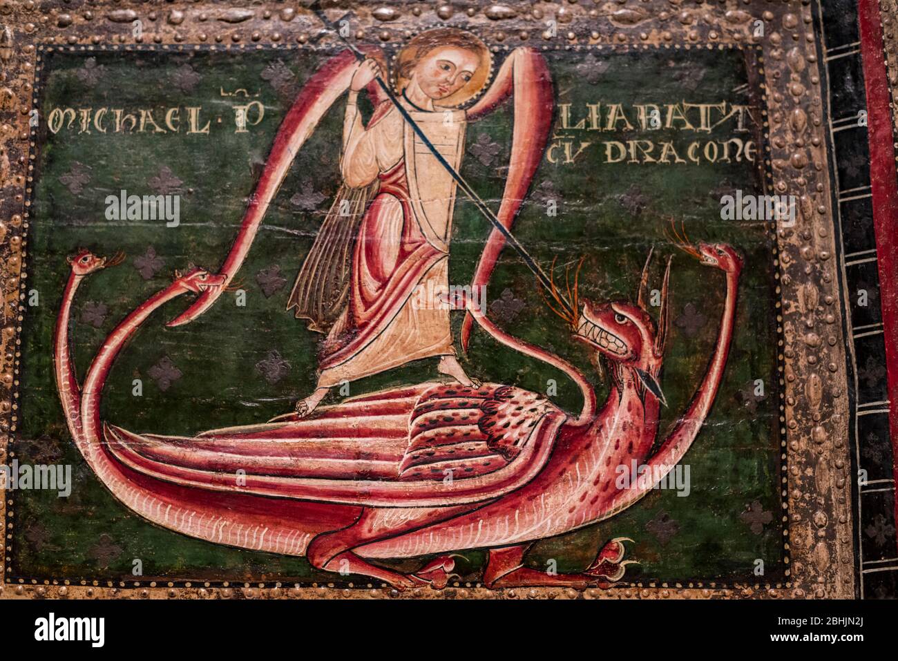 Romanesque art in the National Art Museum of Catalonia,Barcrelona,Altar ...