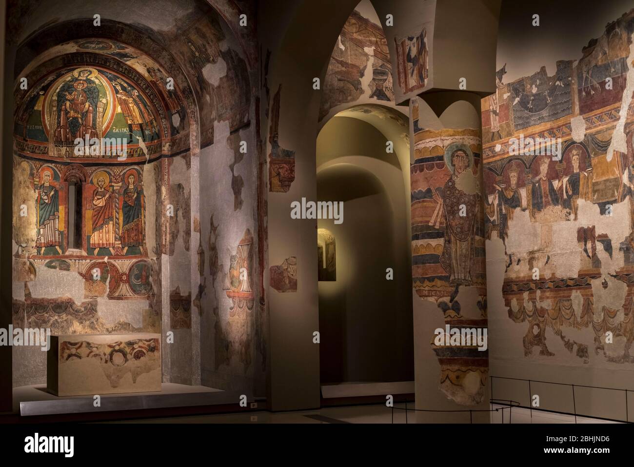 Romanesque art in the National Art Museum of Catalonia,Barcrelona ...