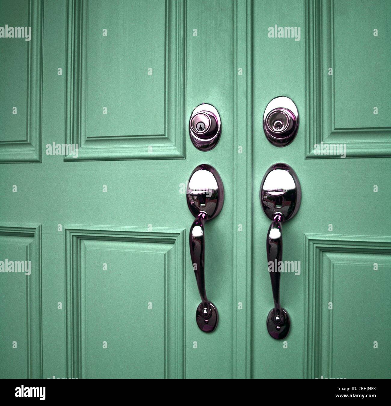 Upper class door background Stock Photo - Alamy