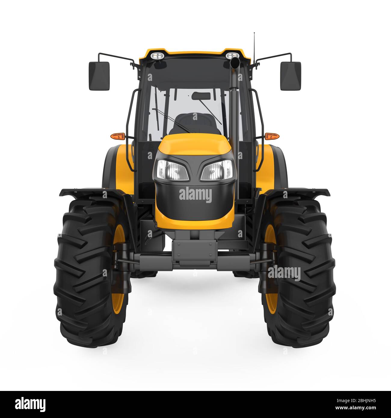 Agriculture Tractor Isolated Stock Photo - Alamy