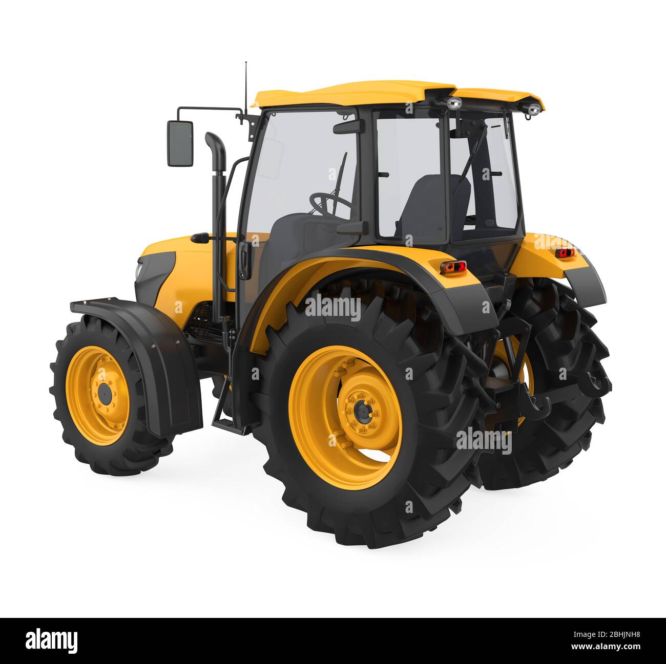 Agriculture Tractor Isolated Stock Photo - Alamy