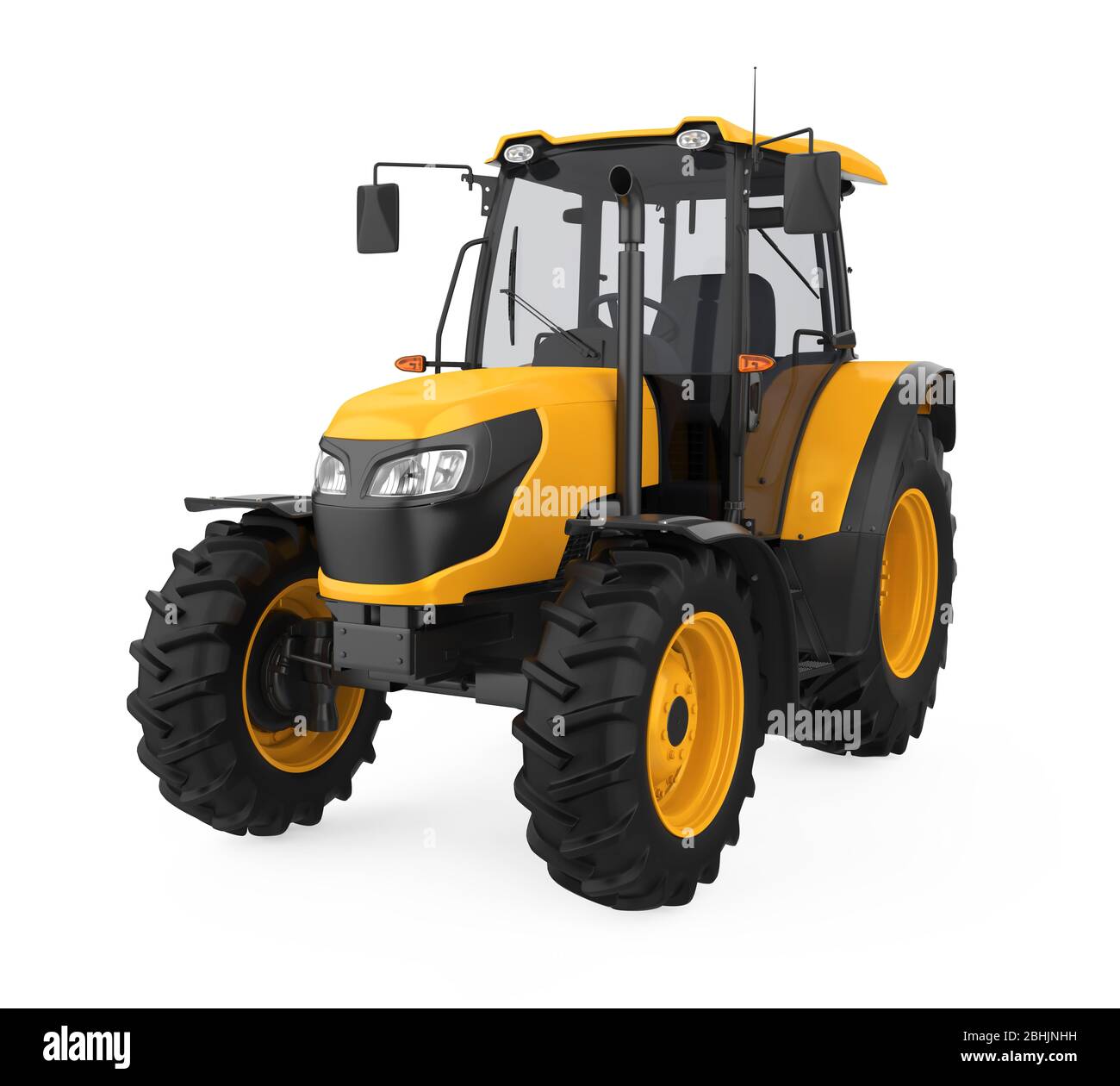 Agriculture Tractor Isolated Stock Photo - Alamy