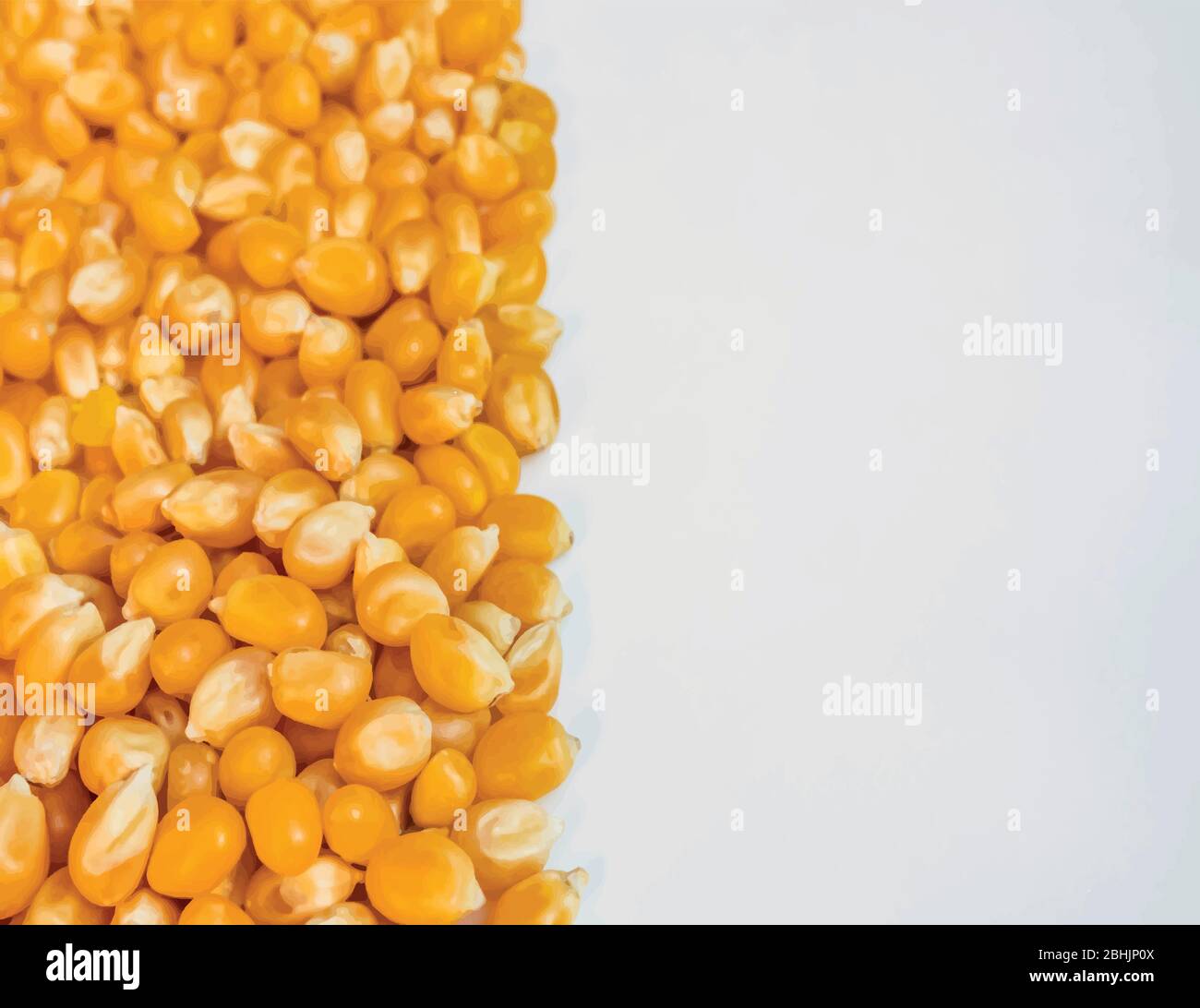 Corn kernels plate Stock Vector Images - Alamy