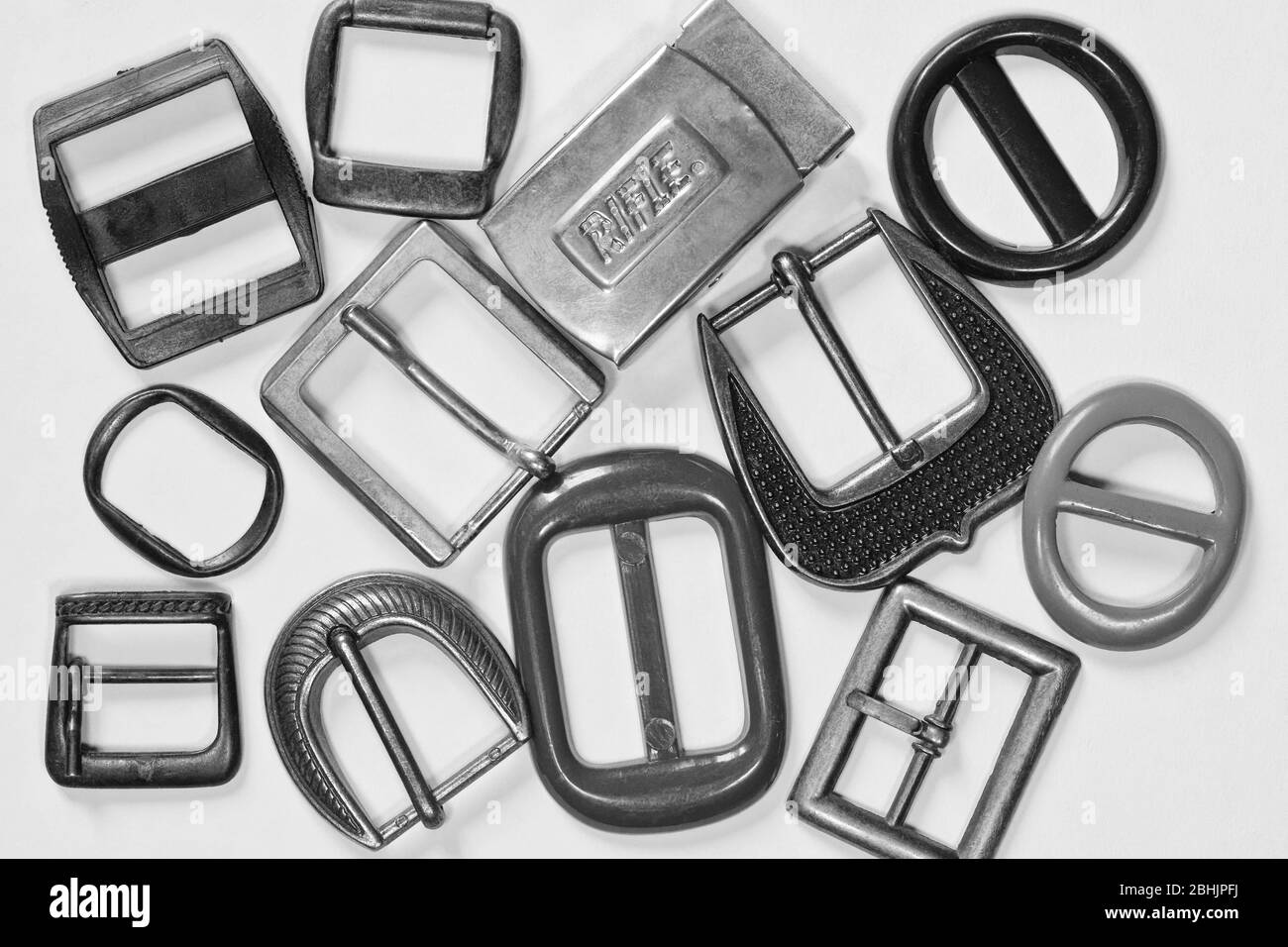 Plastic buckle Black and White Stock Photos & Images - Alamy