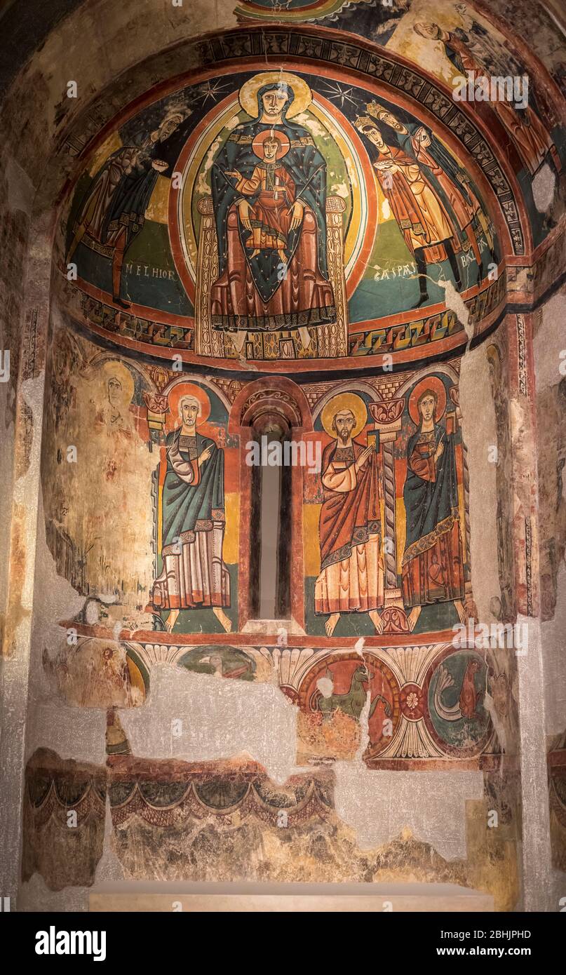 Romanesque art in the National Art Museum of Catalonia,Barcrelona ...