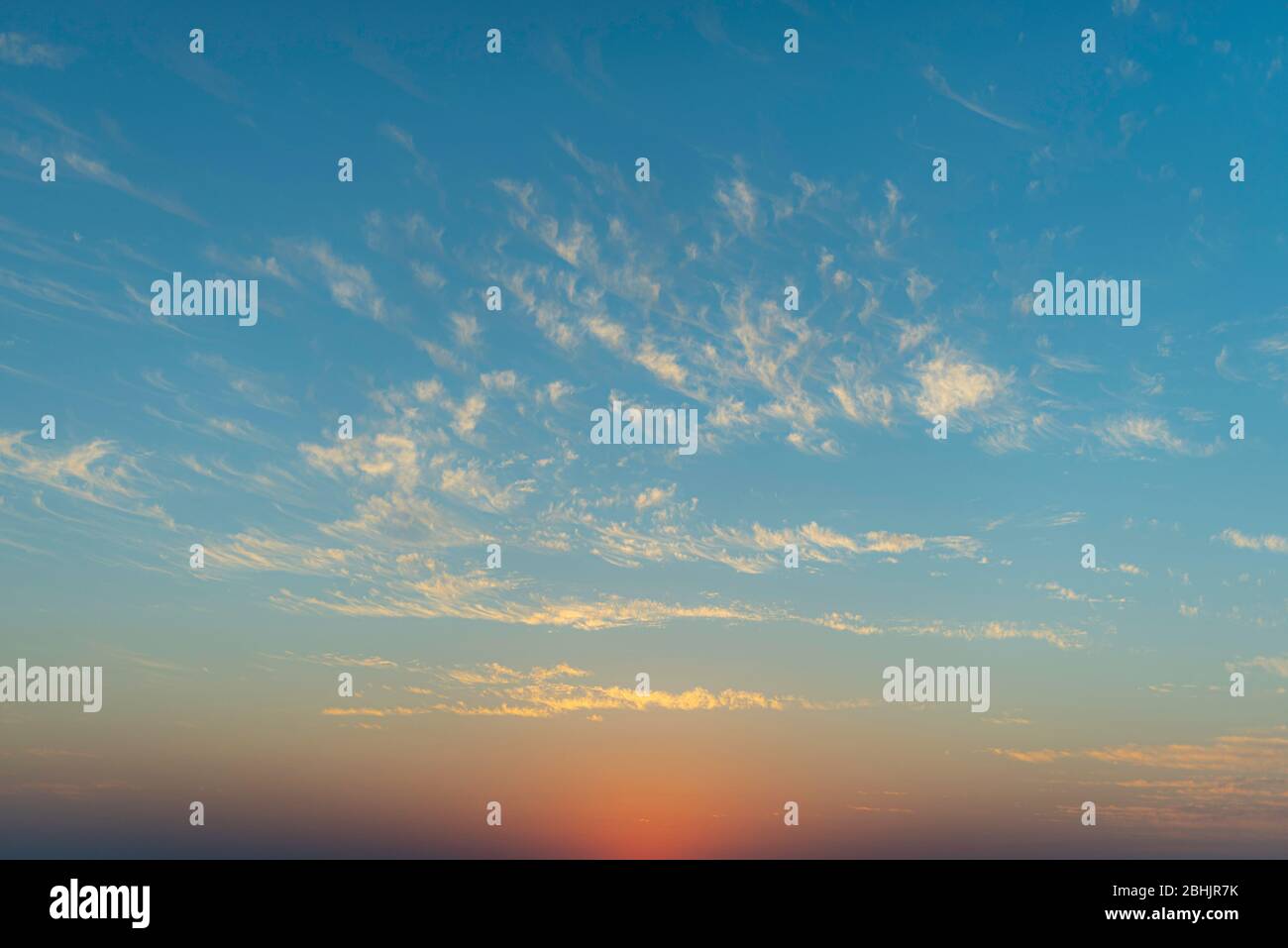 An outdoor natural landscape of scenic environment on dawn with ...