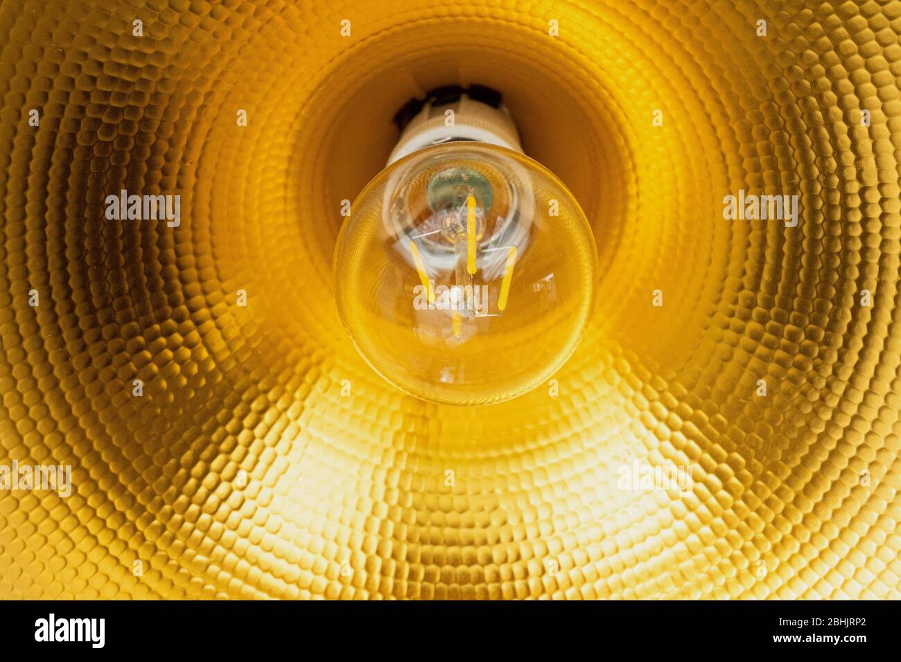 Close-up table lamp shade, cone, reflector Stock Photo - Alamy