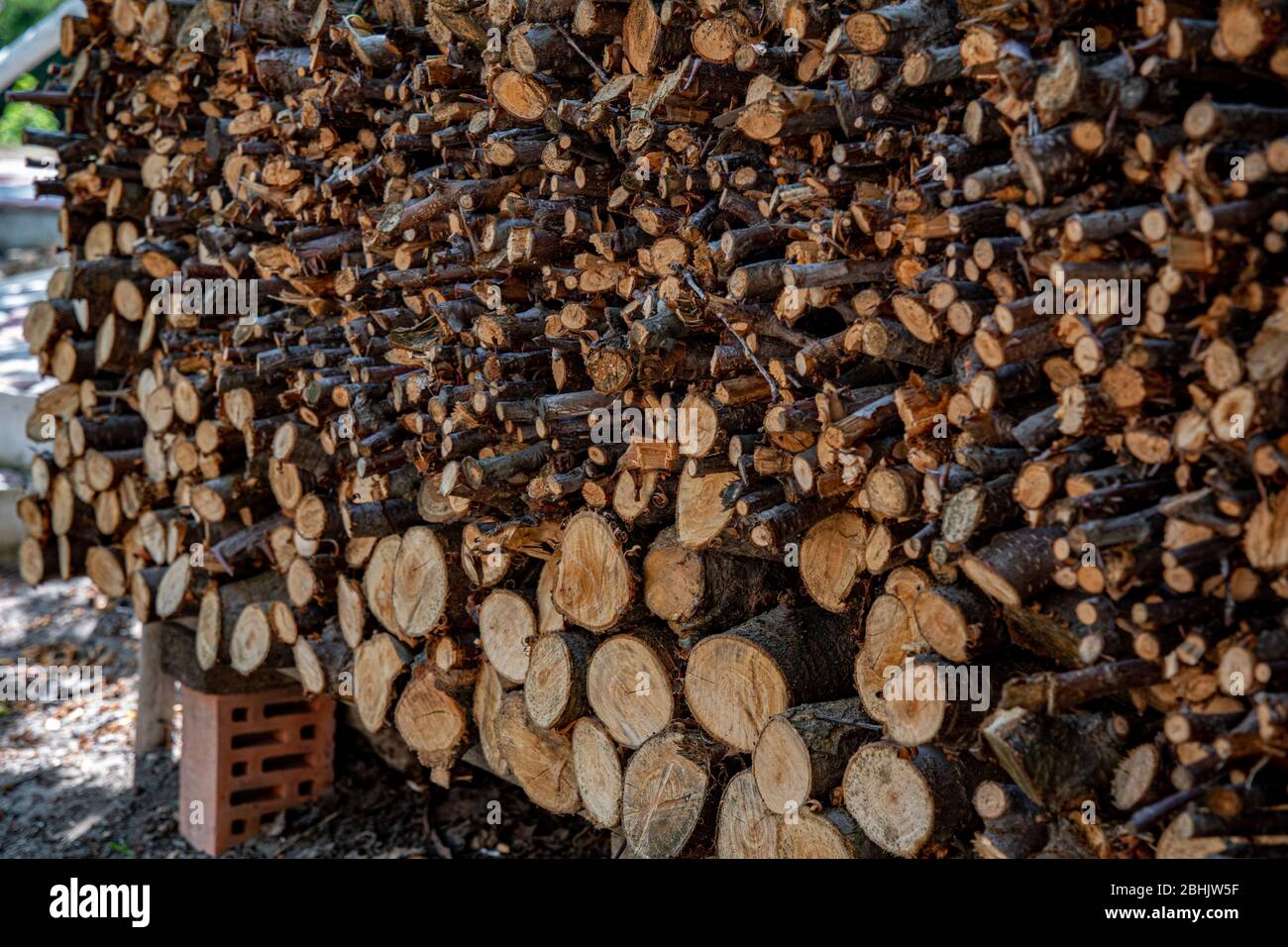 Logs of different sizes hi-res stock photography and images - Alamy