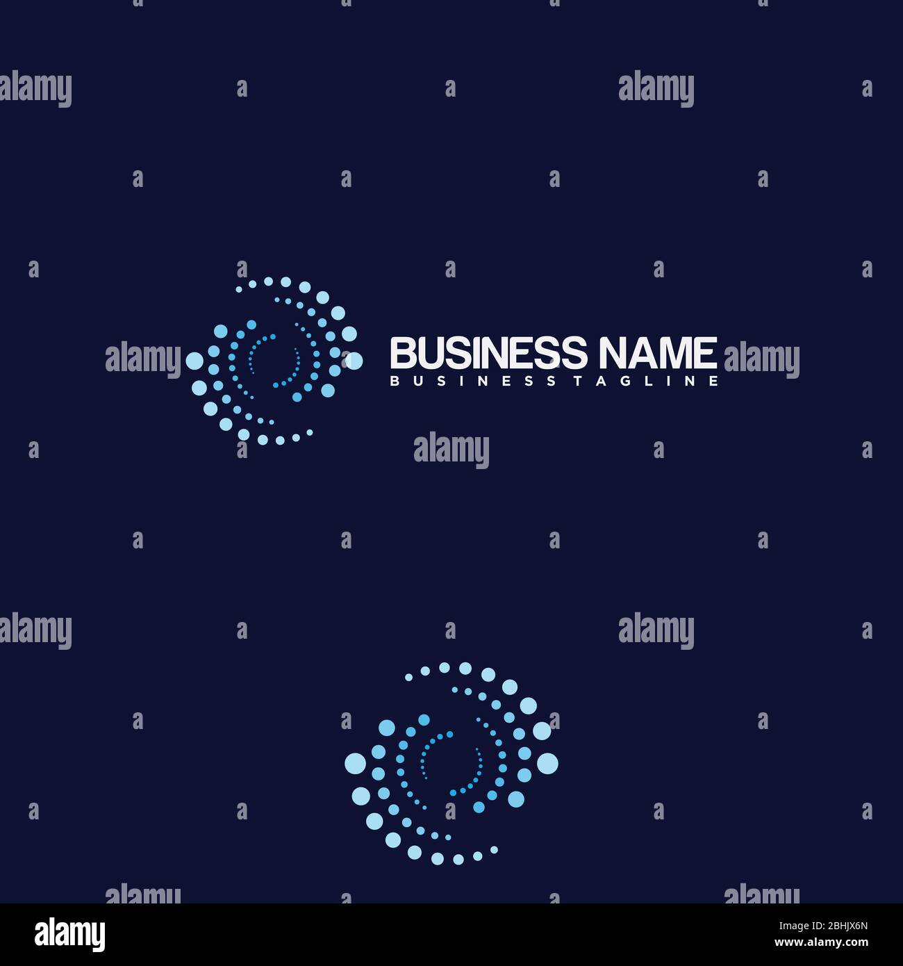 Graphic illusion optic for technology web symbol. Round ring circle ...