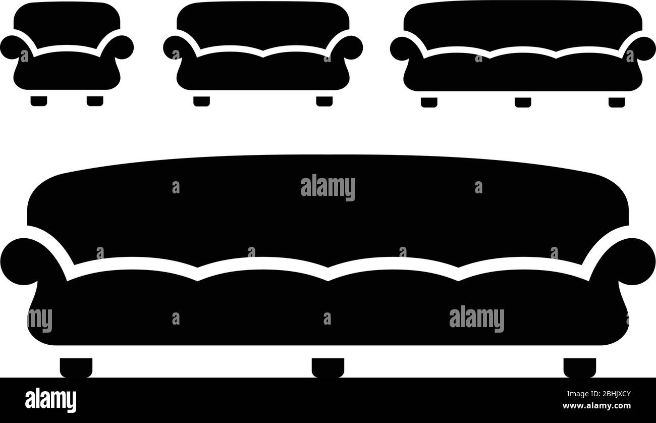 Couch Silhouette Vector
