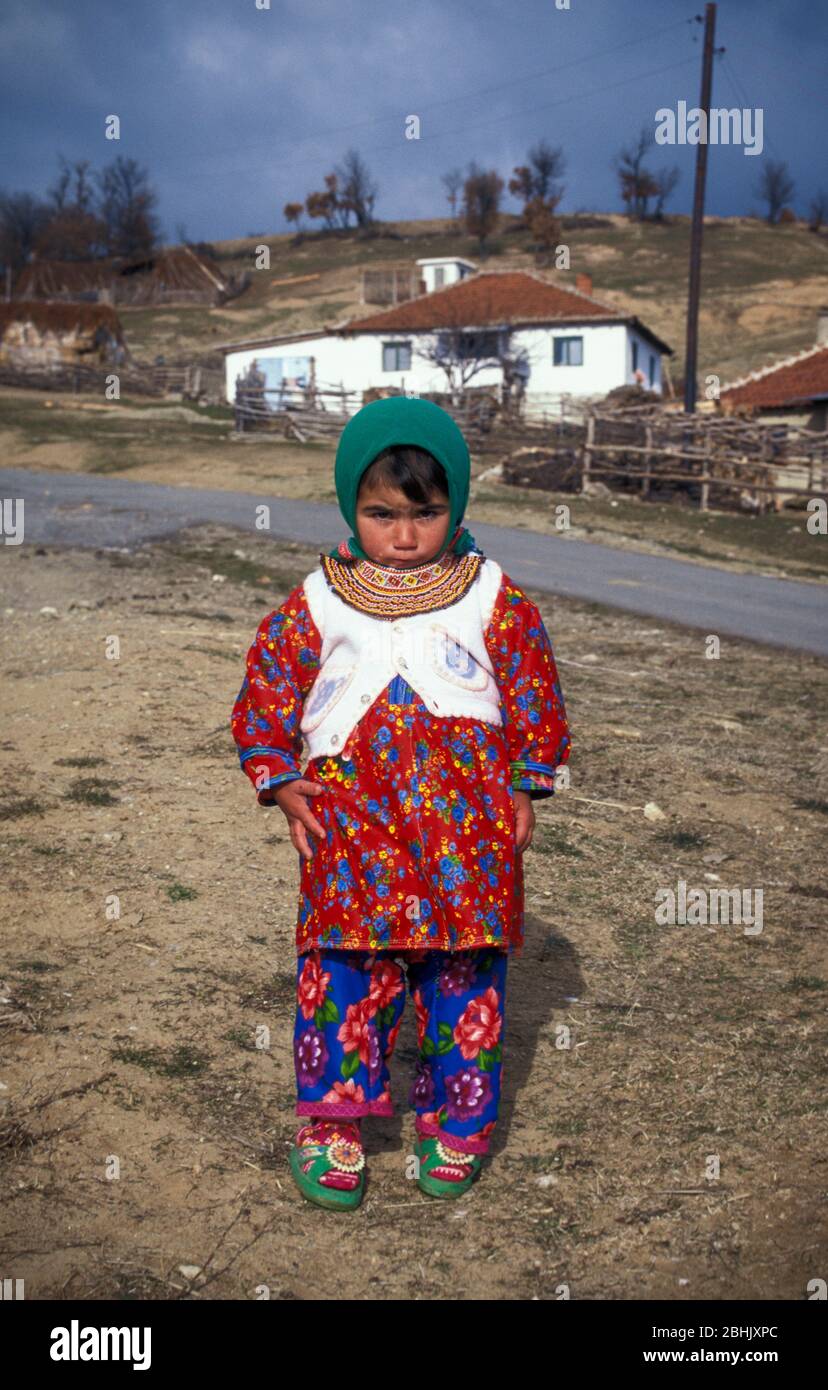 Yoruks child in the Kumanovo region of North Macedonia Stock Photo - Alamy