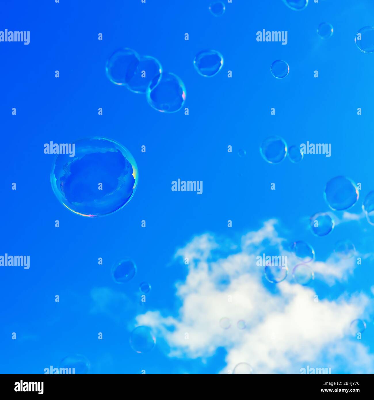 Soap bubbles flying in hi-res stock photography and images - Alamy