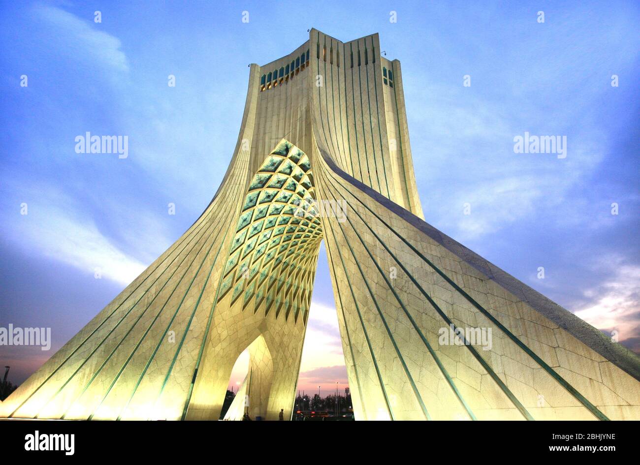 Azadi Tower located at Azadi Square, in Tehran, Iran Stock Photo - Alamy