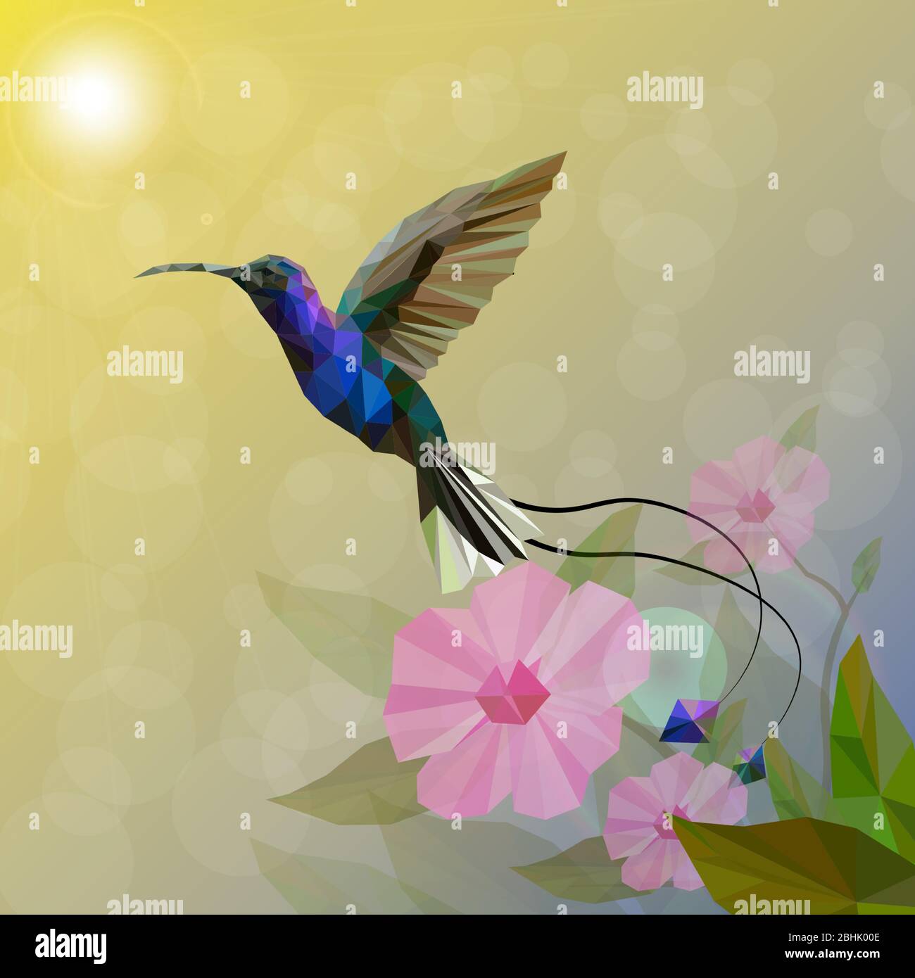 Low poly little bird hi-res stock photography and images - Alamy
