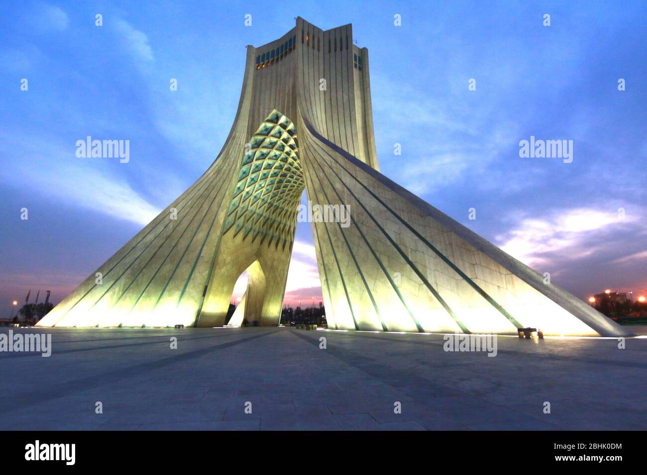 Azadi Tower located at Azadi Square, in Tehran, Iran Stock Photo - Alamy