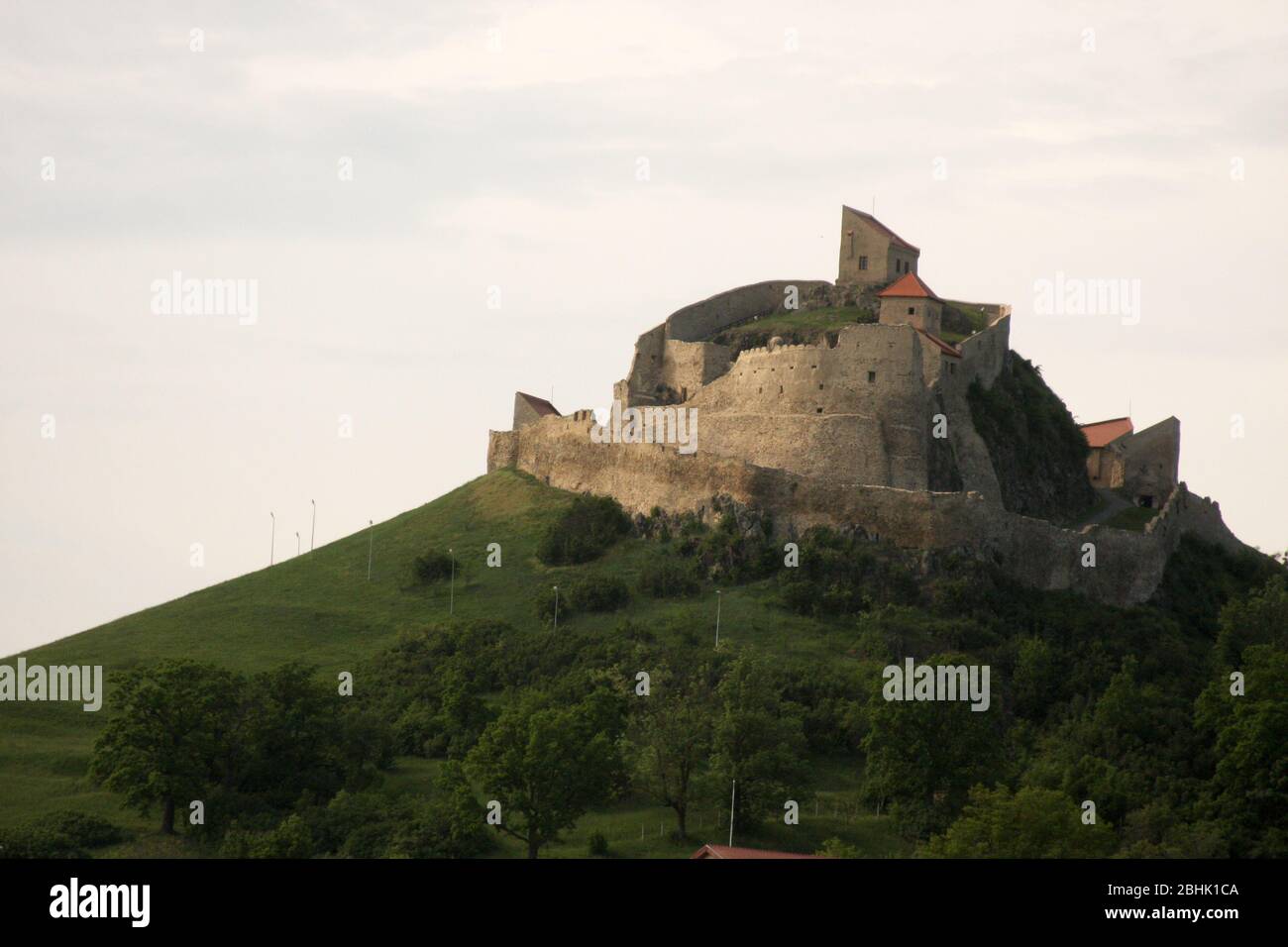 The ruins of the 13th century Rupea Citadel in Romania Stock Photo - Alamy