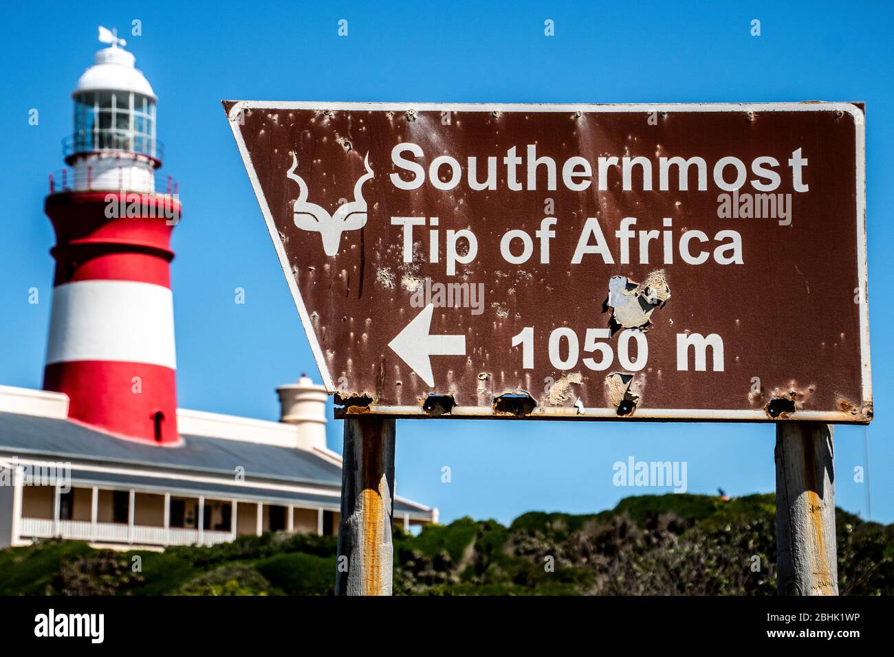 Cape Agulhas Sign Stock Photo - Alamy
