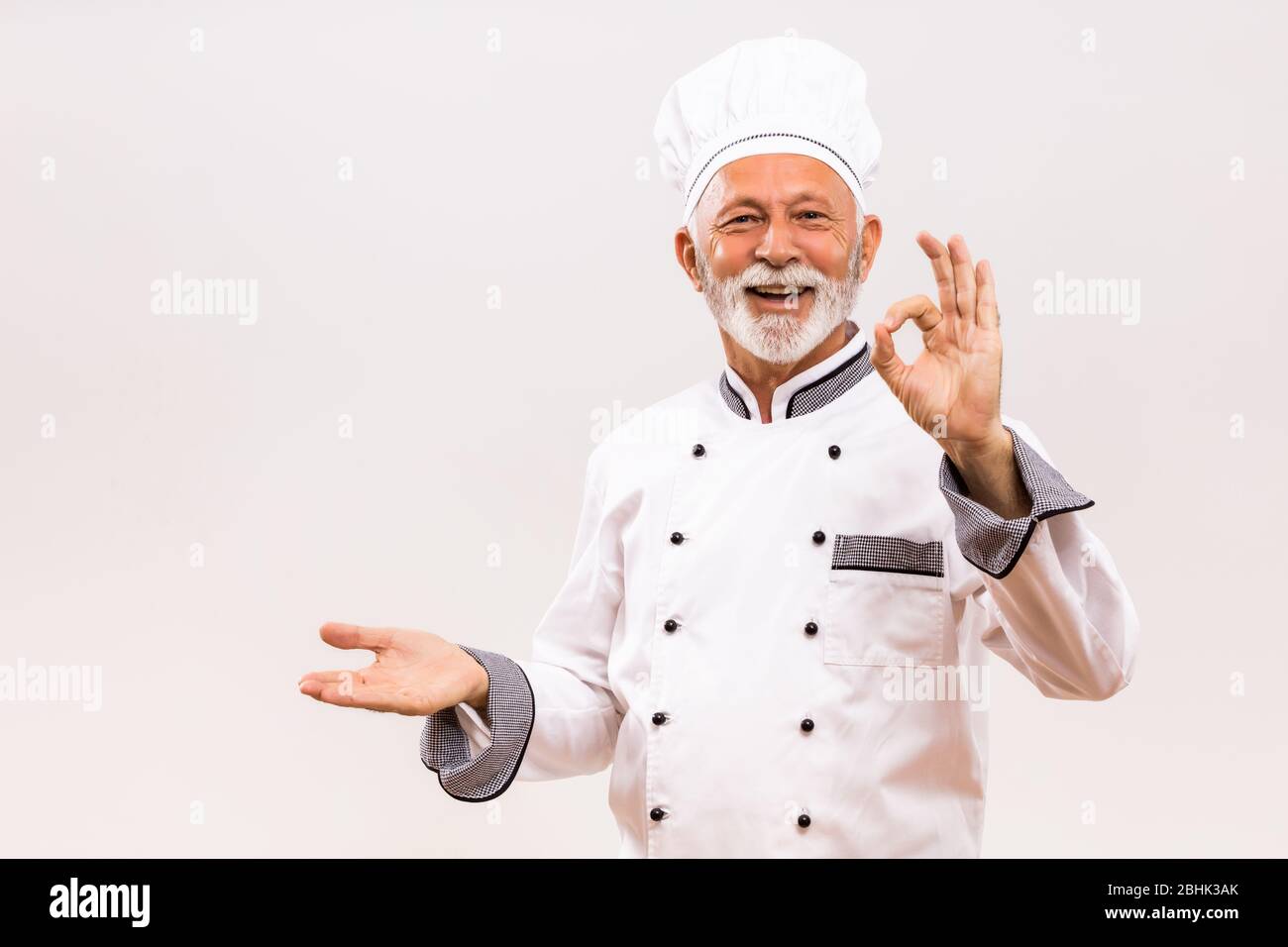 Hand sign ok senior hi-res stock photography and images - Alamy