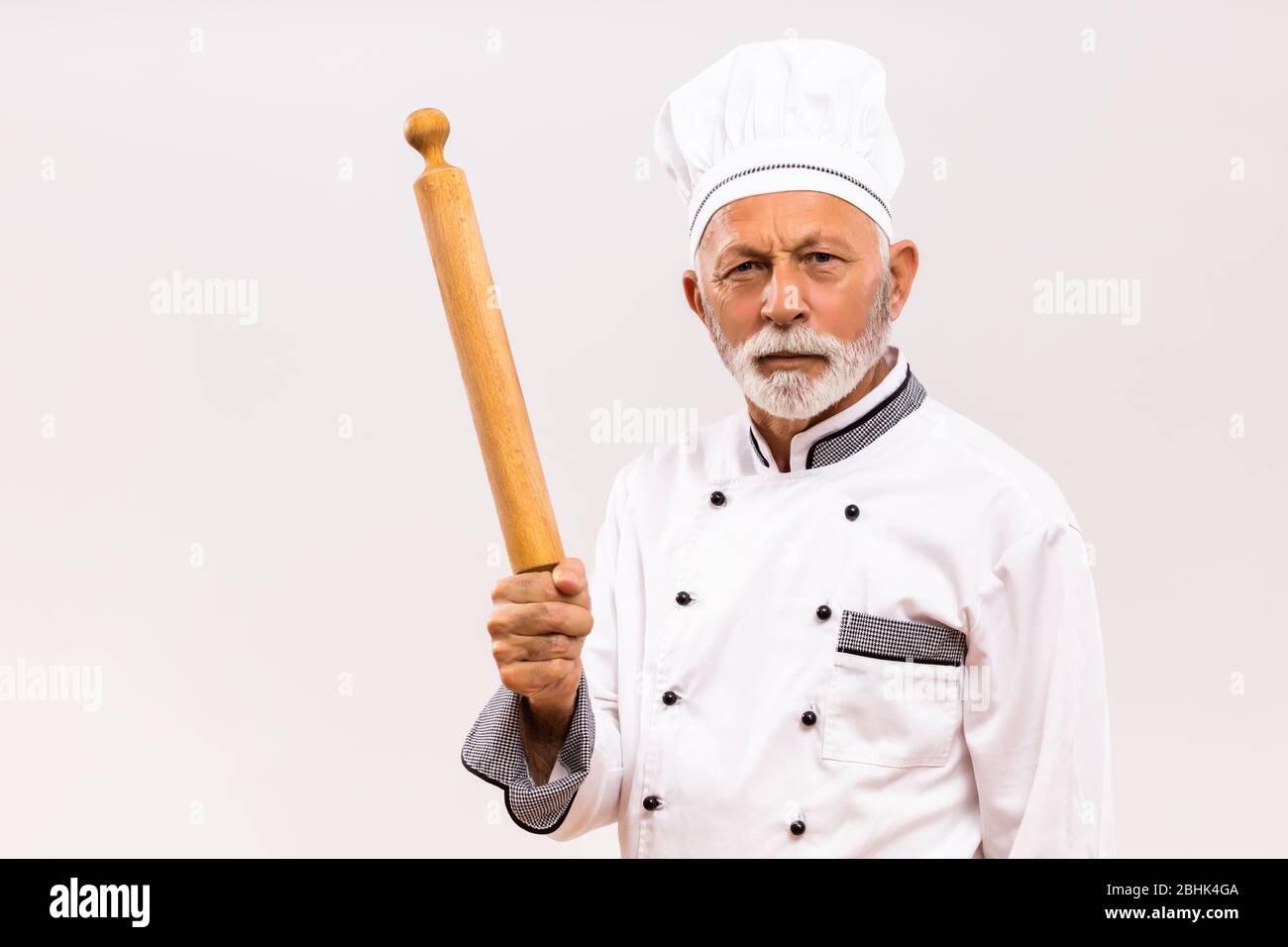 Angry chef rolling pin hi-res stock photography and images - Alamy