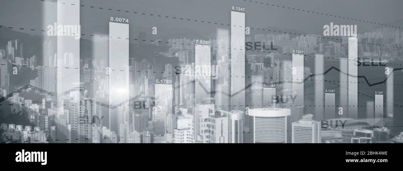 Trading Finance stock market graph chart diagram business forex ...