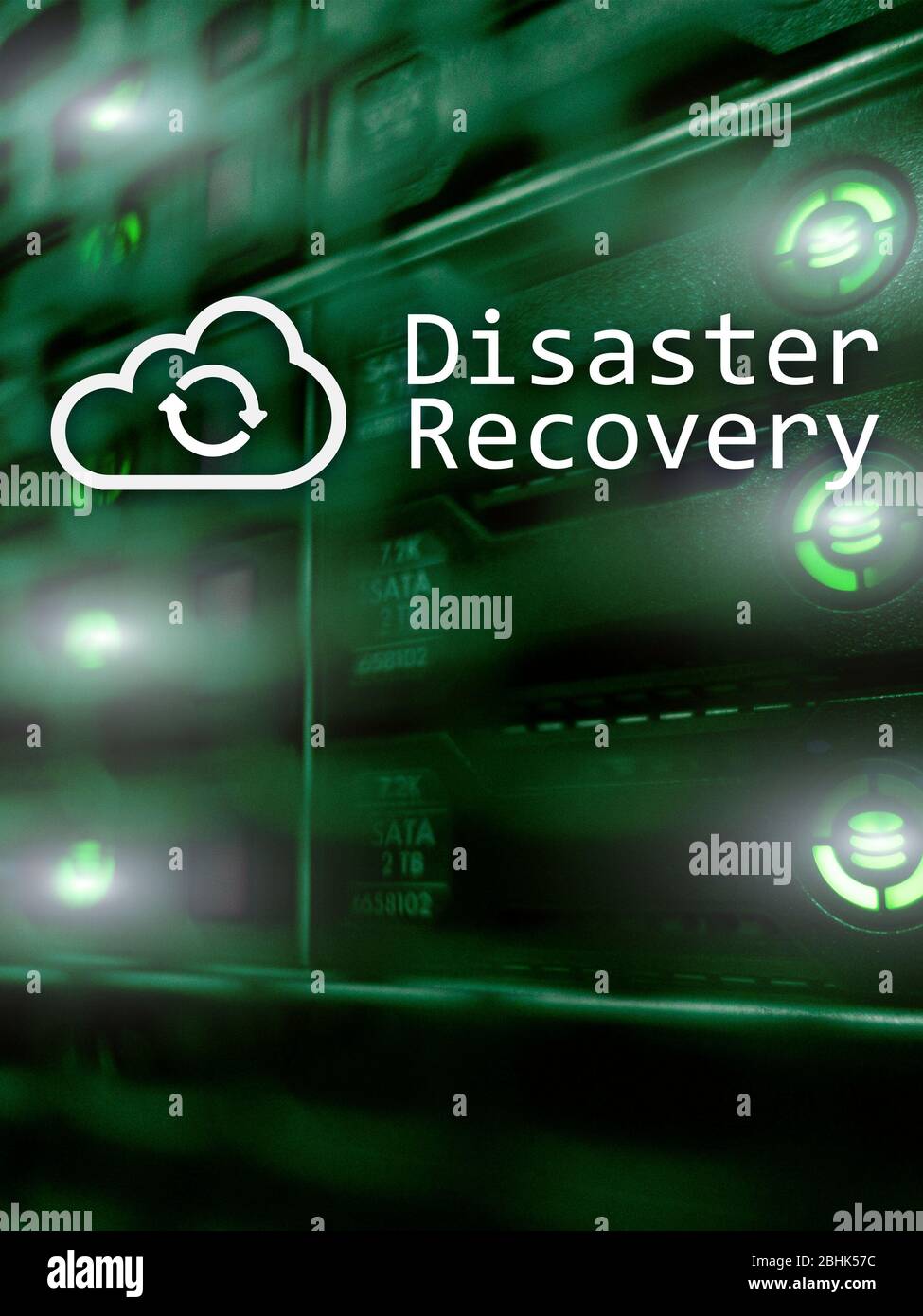 Cloud Server Data Loss Prevention Disaster Recovery concept Stock Photo ...
