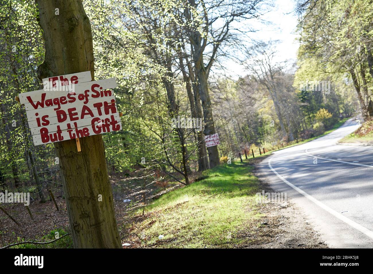A96 road sign hi-res stock photography and images - Alamy