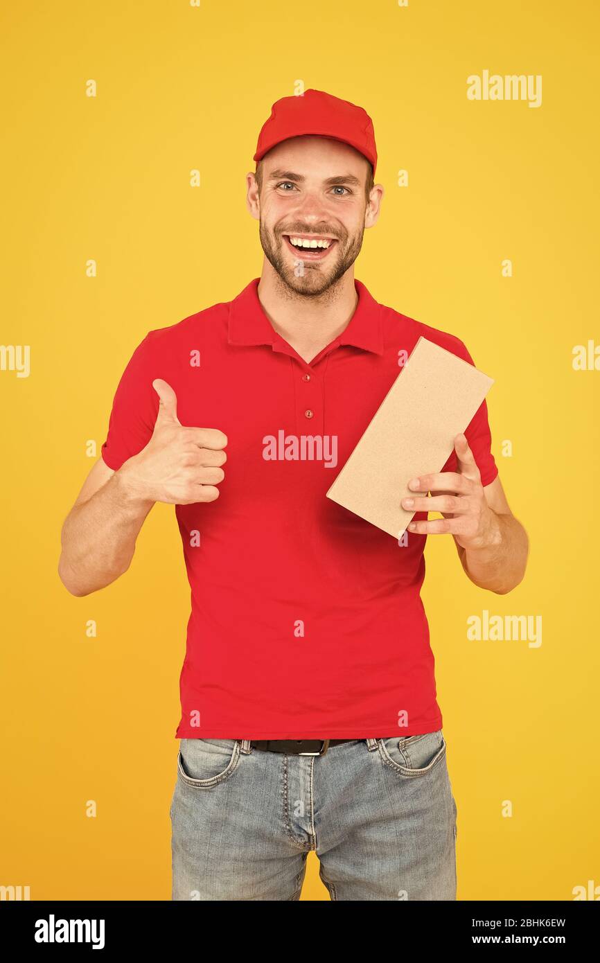 Super fast courier agent. Service delivery. Salesman career. Courier ...