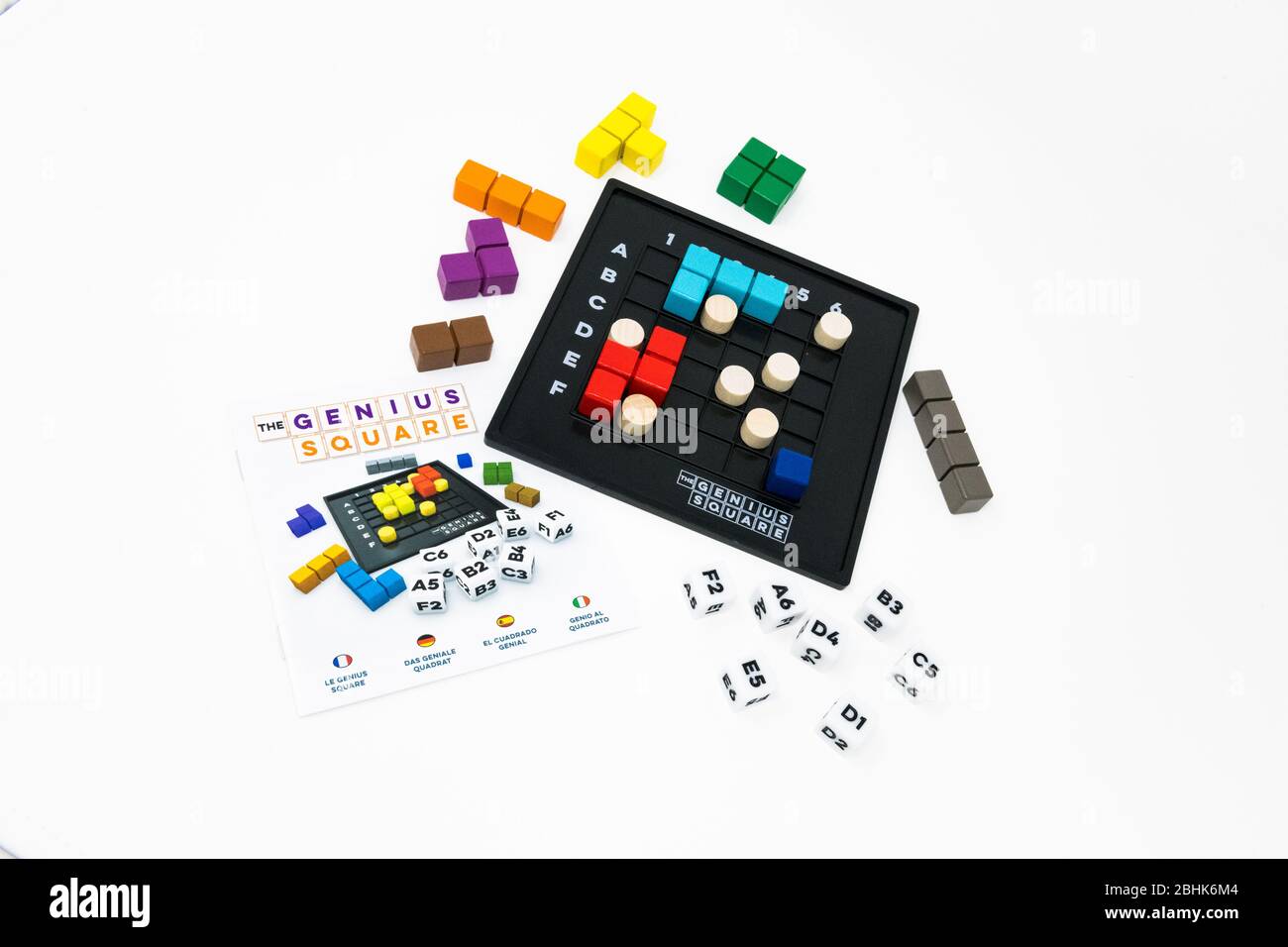 The puzzle game 'Genius Square' Stock Photo - Alamy