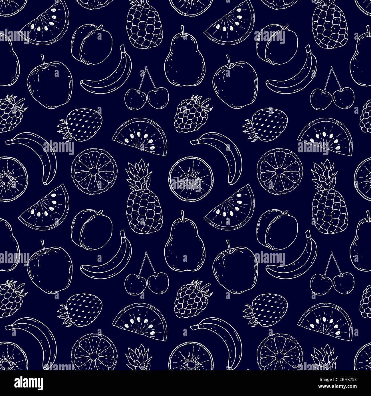 Fruit repeat pattern hi-res stock photography and images - Alamy