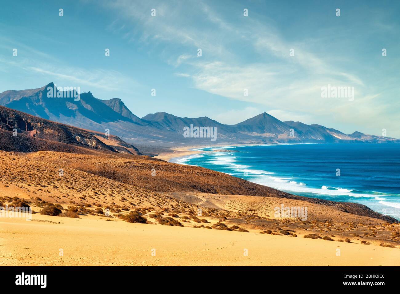 Playa Veril Manso in Jandia National Park, Southern Fuerteventura ...