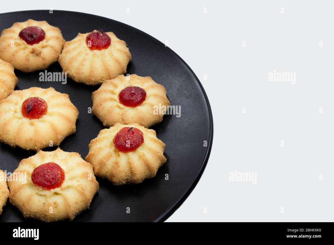 Jam sandwich cream biscuit hi-res stock photography and images - Alamy
