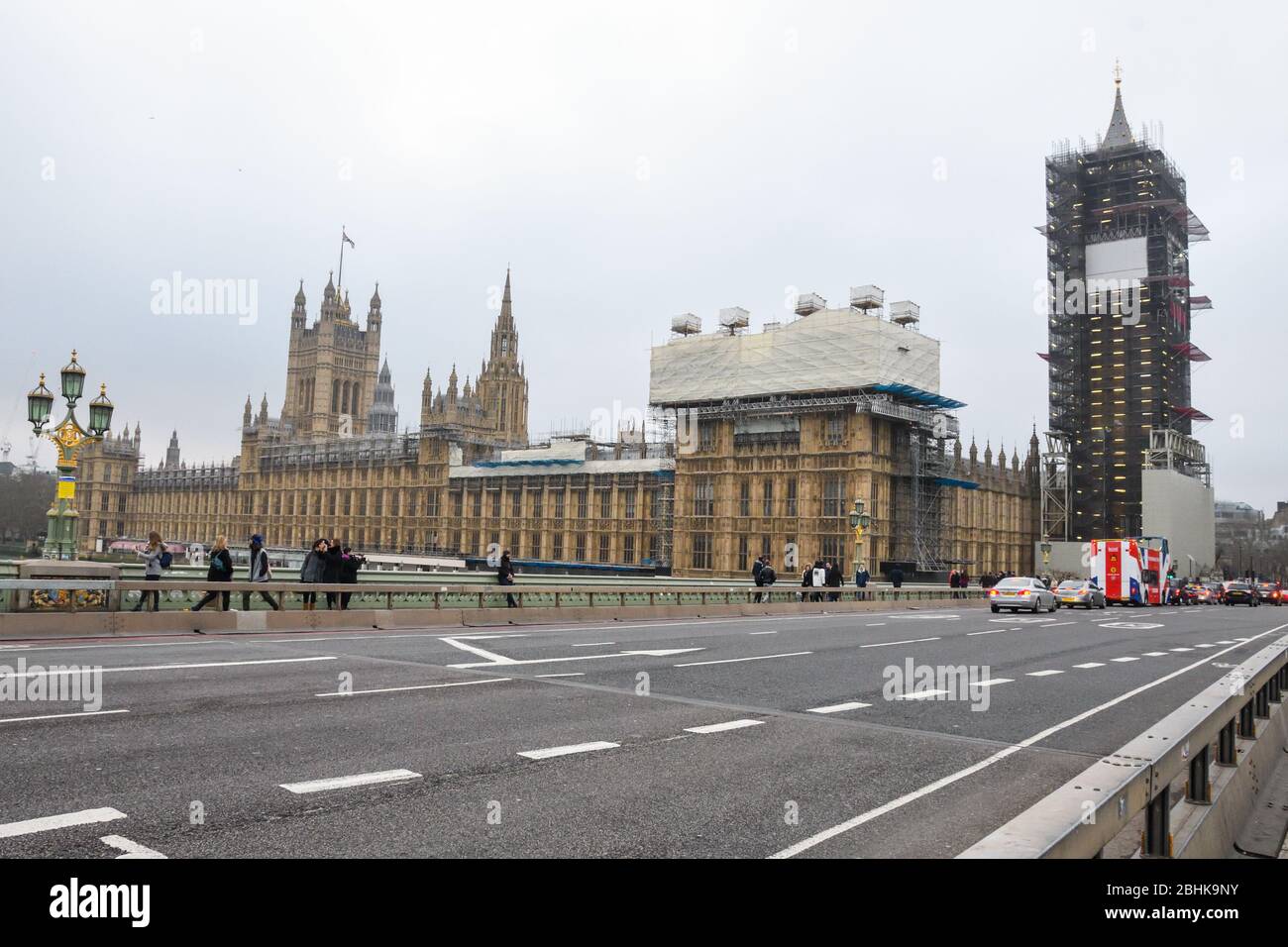 London, United Kingdom, 24th of January 2020: Big Ben's renovation ...