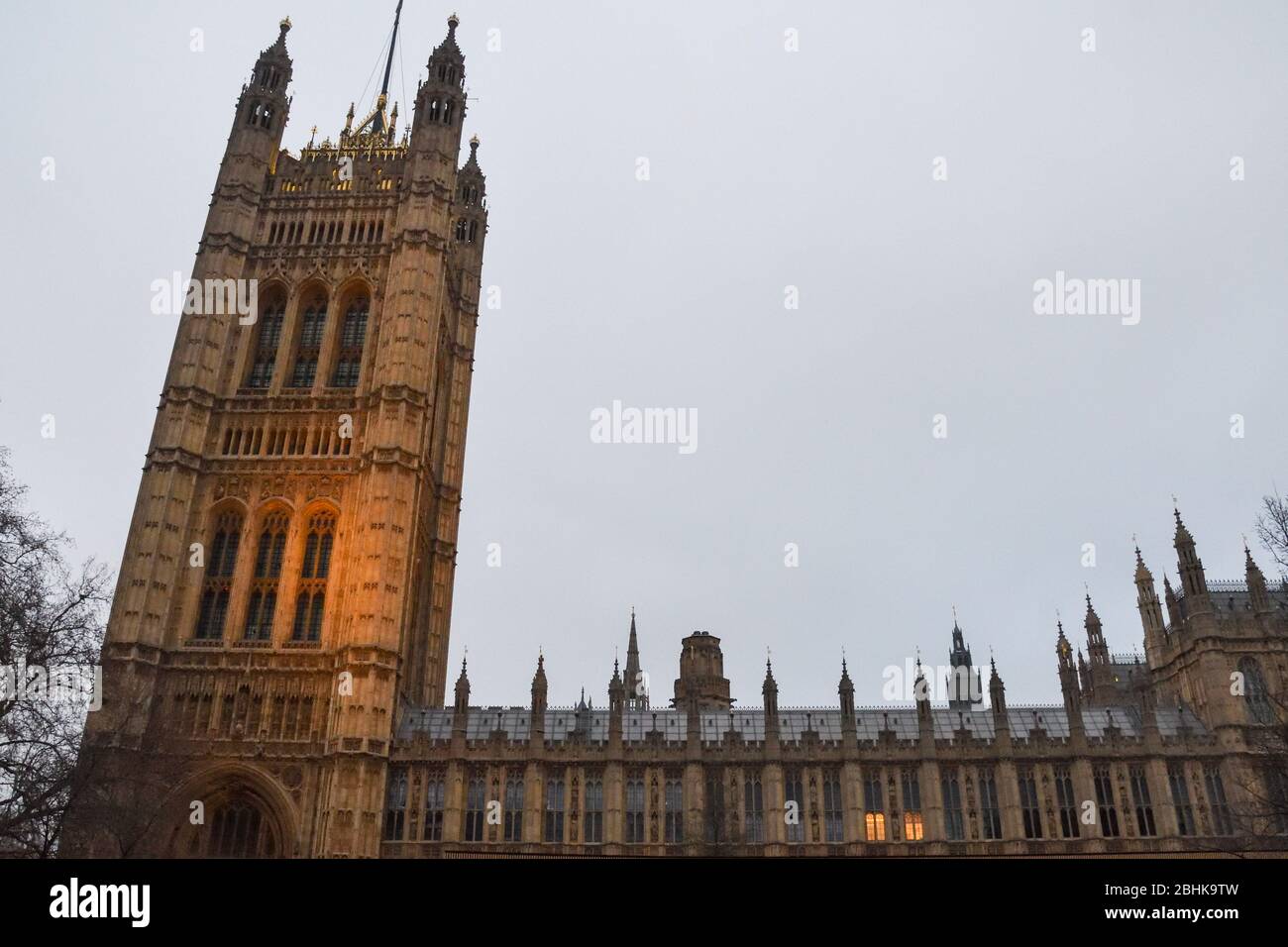 London, United Kingdom, 24th of January 2020: Big Ben's renovation ...