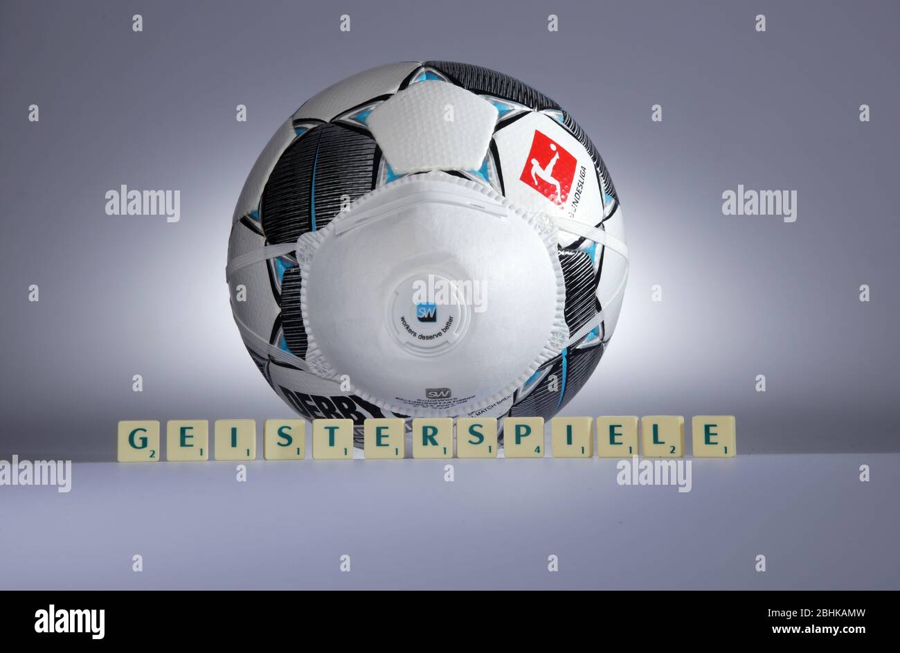 Dfl game ball in front of corona letters hi-res stock photography and ...