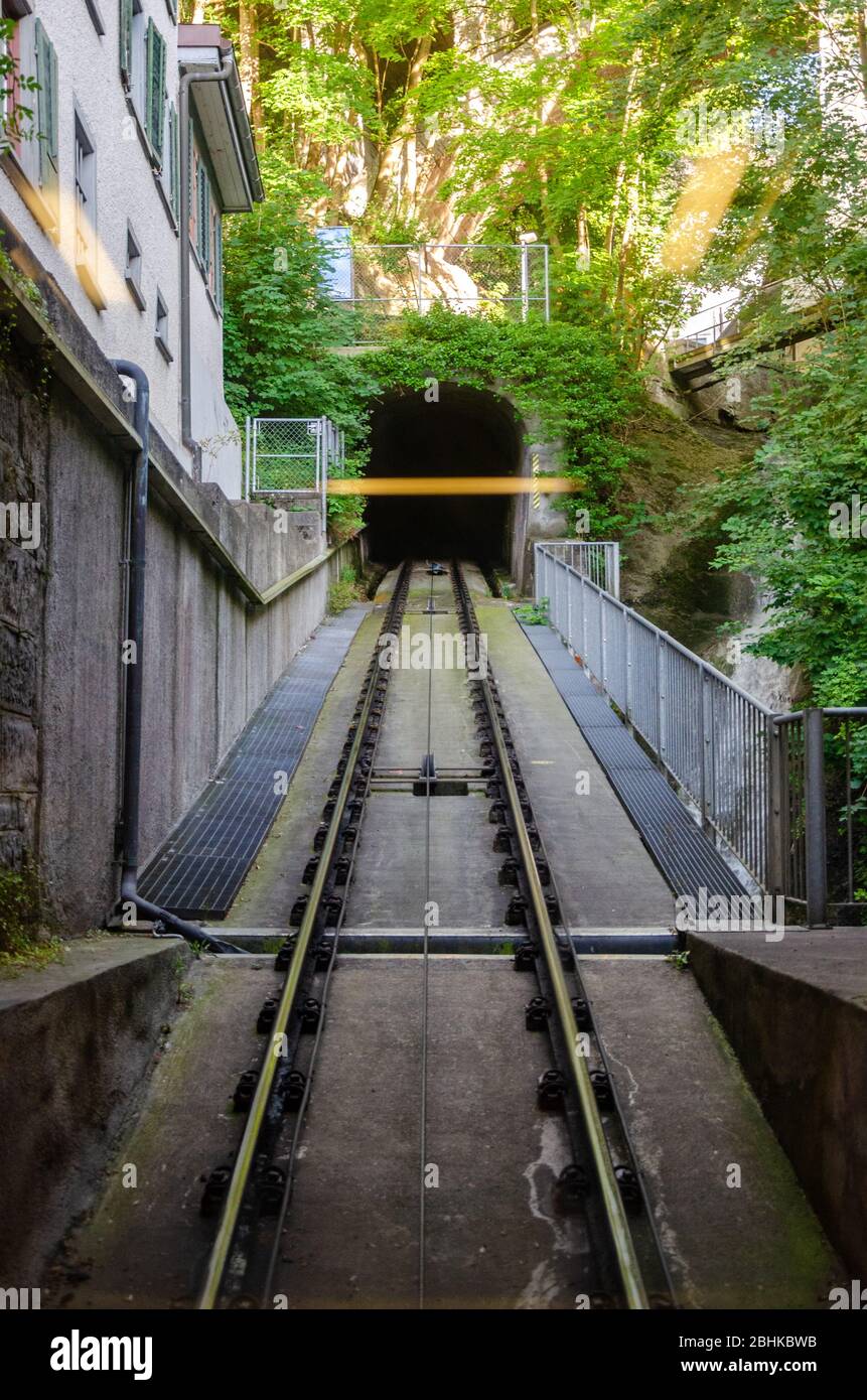 Inclined elevator hi-res stock photography and images - Alamy