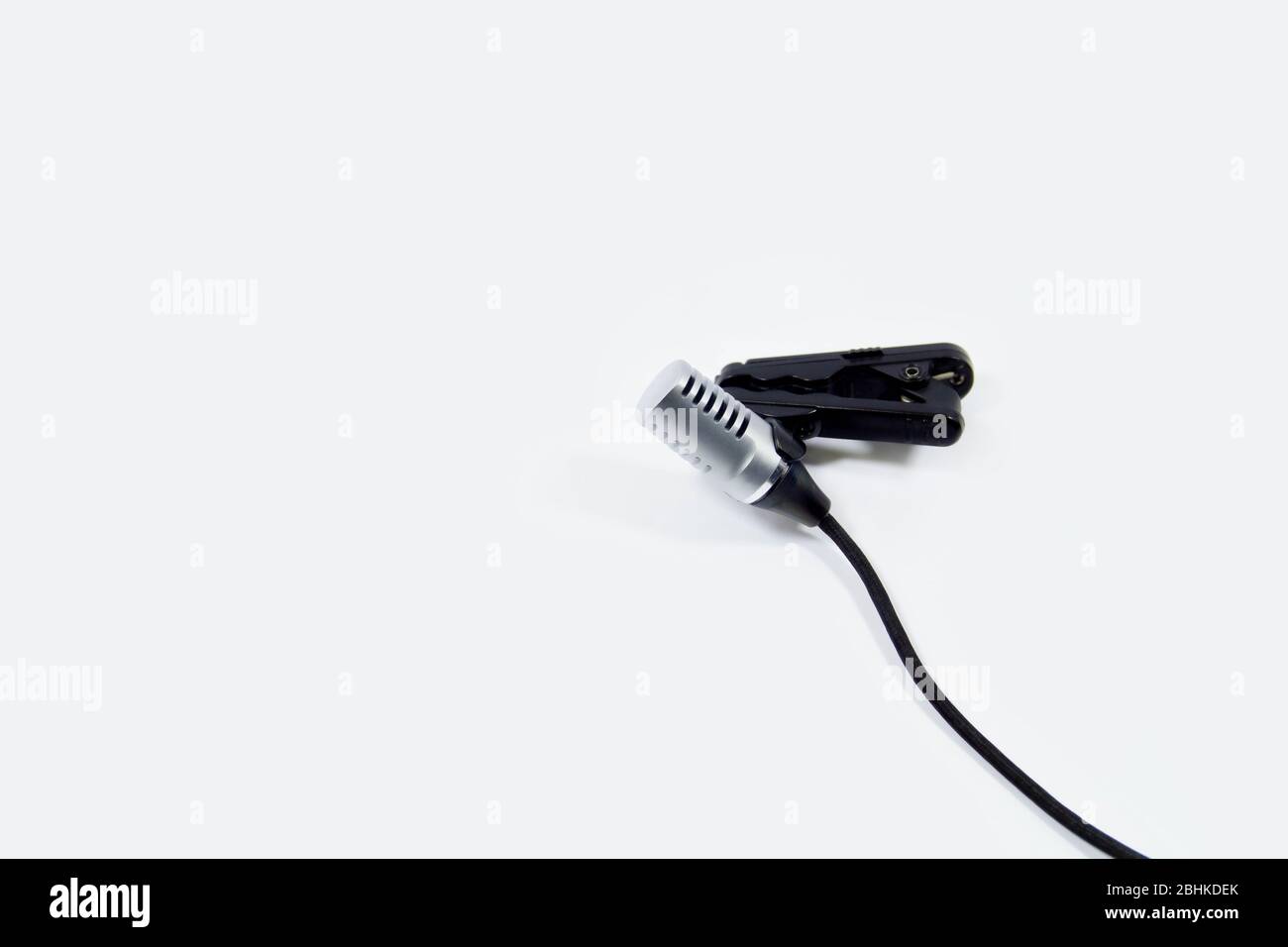Small lavalier microphone mic hi-res stock photography and images - Alamy