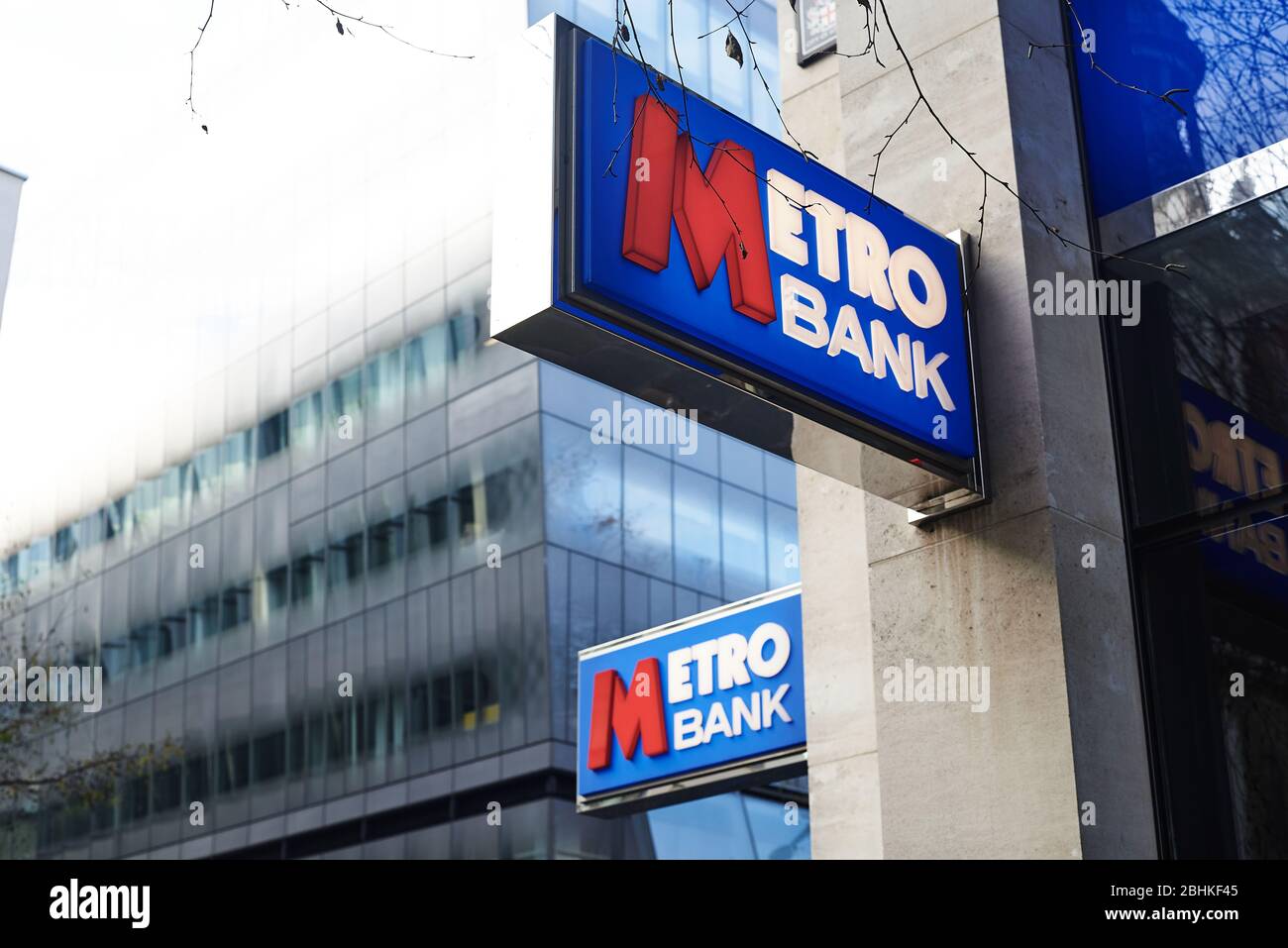 Metro Bank Exterior in London Stock Photo - Alamy