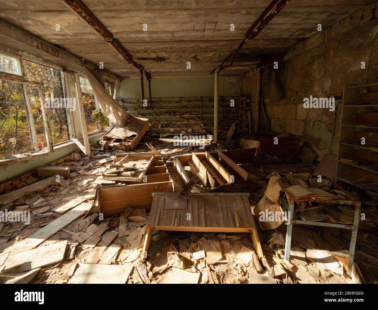 Contaminated school furniture hi-res stock photography and images - Alamy