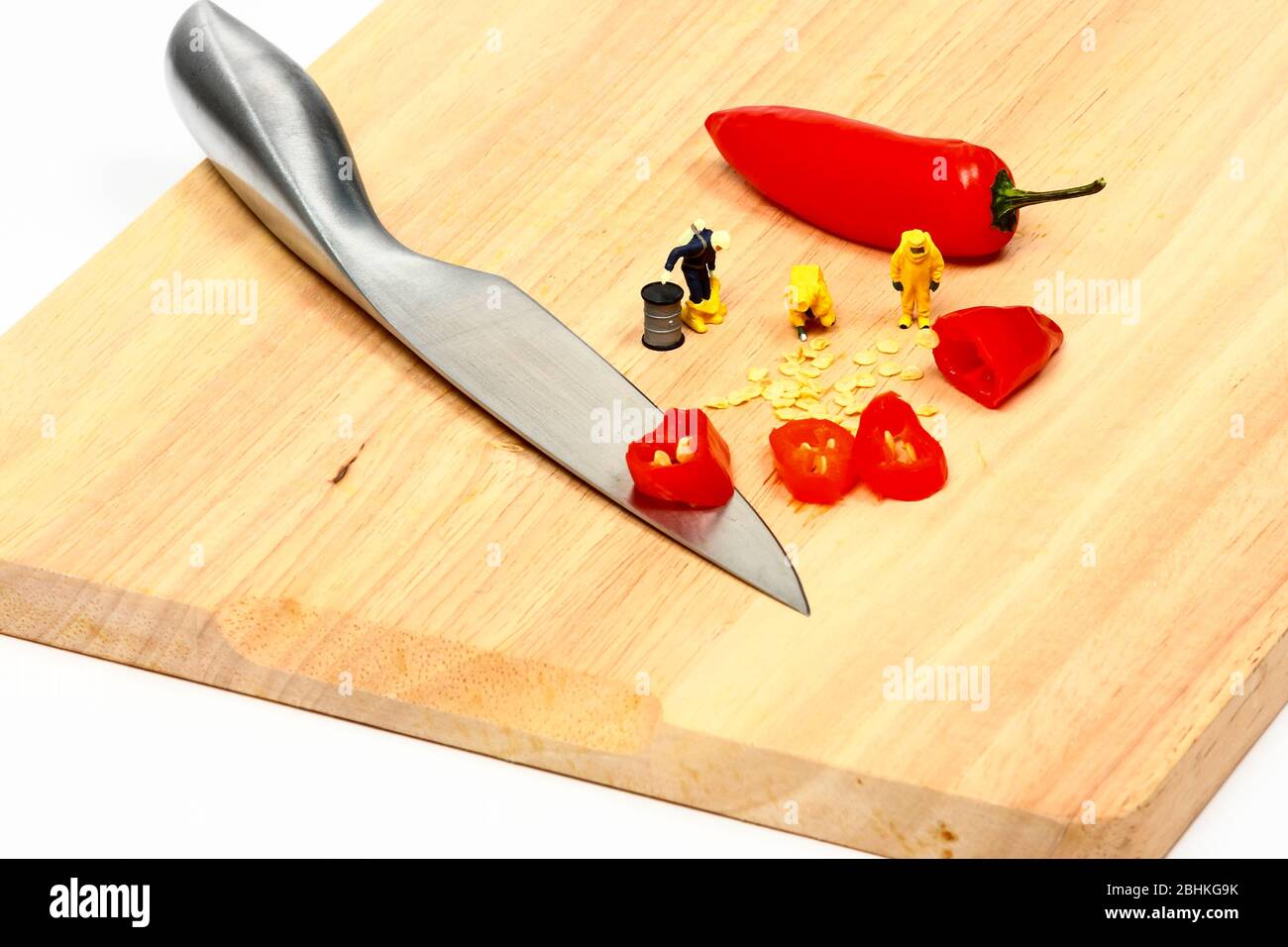 Inspecting food hi-res stock photography and images - Alamy