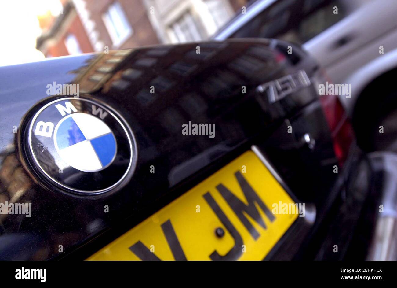 Picture shows the rear of a BMW vehicle in Central London Stock Photo ...