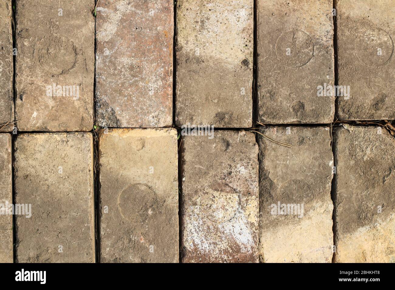 Old paved bricks texture pattern Stock Photo - Alamy