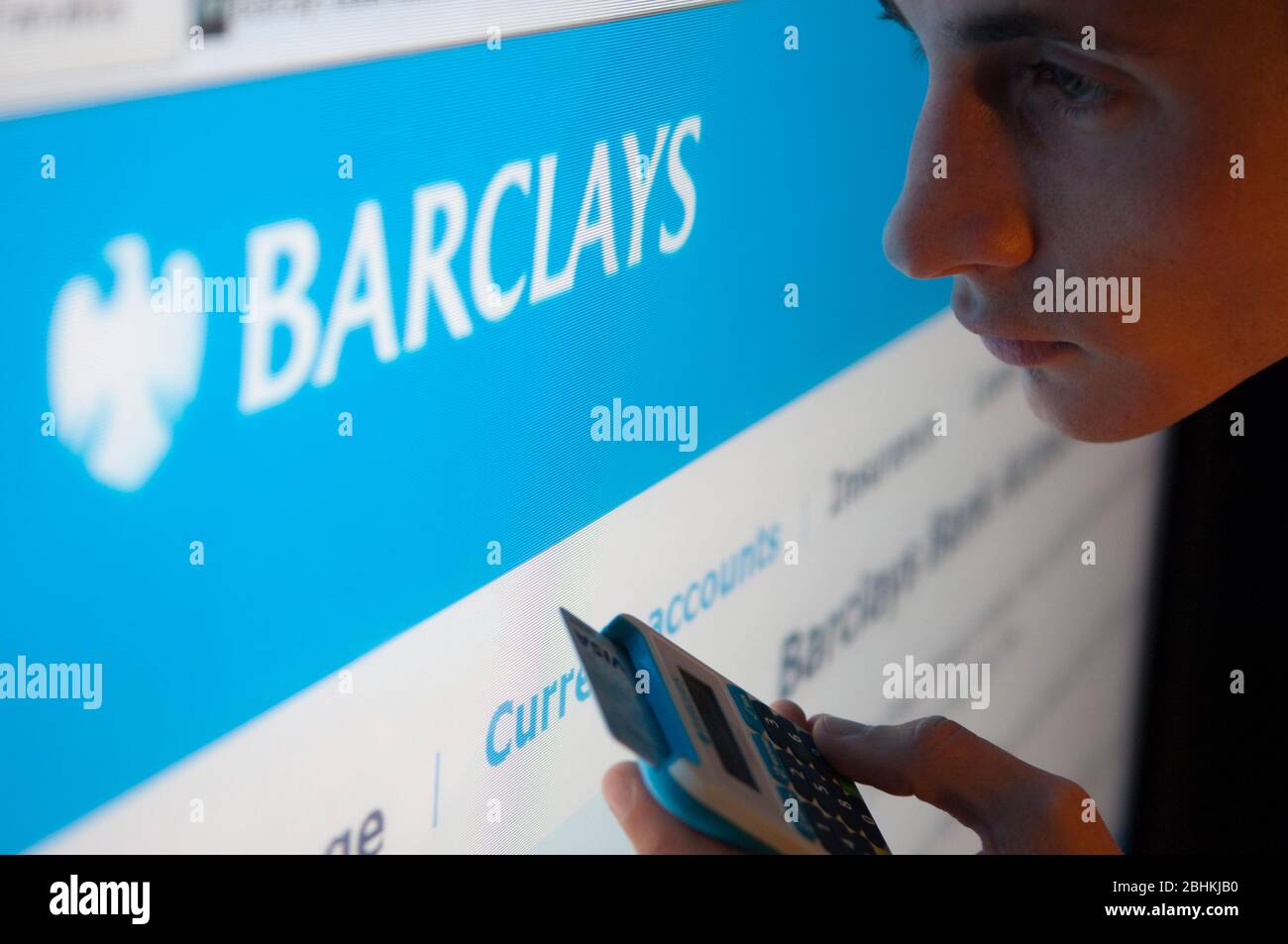 Illustrative image of the barclays website Stock Photo - Alamy