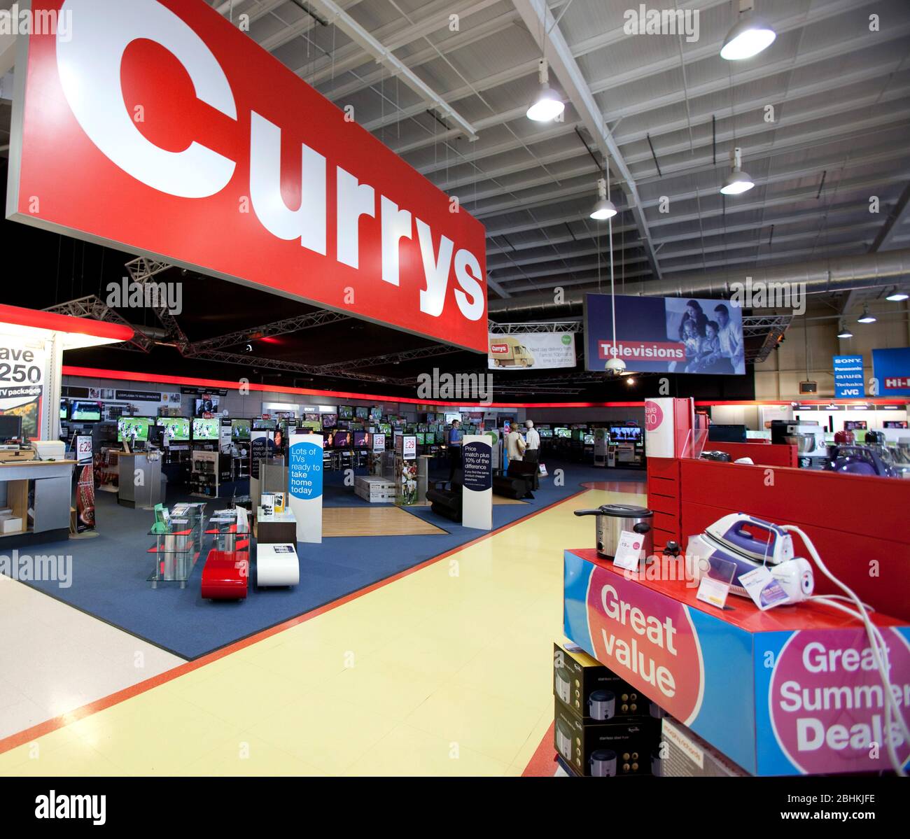 Illustrative image of a Currys branch, part of DSG, Stevenage Stock ...