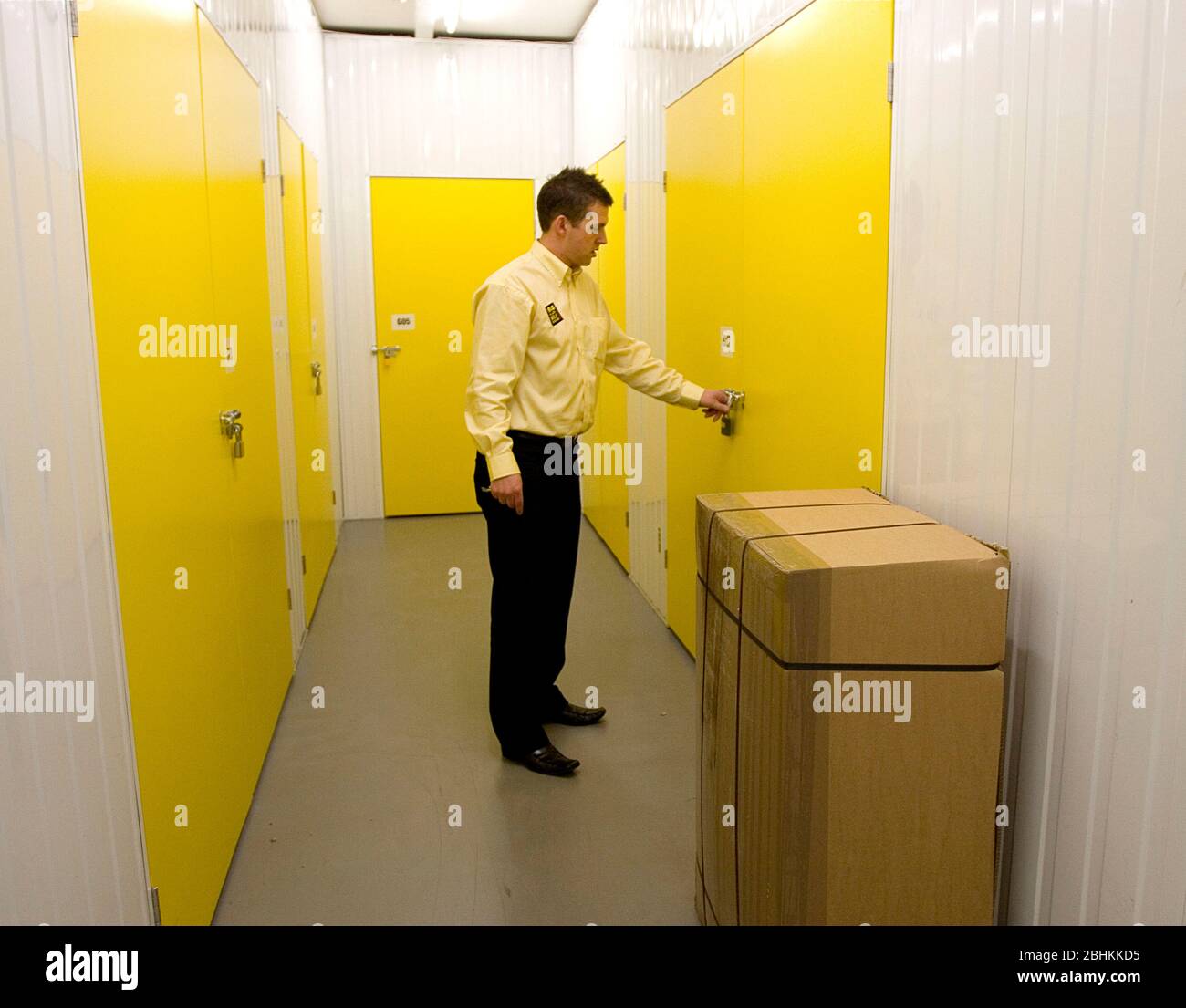 Illustrative image of a Big Yelllow Storage warehouse, London Stock ...