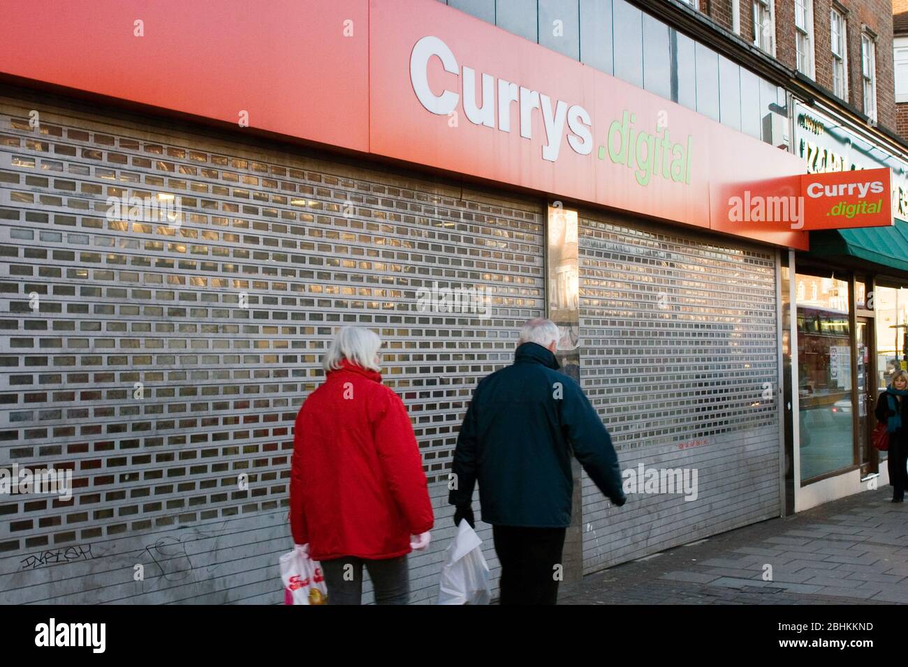 A Closed Currys.digital store in North London. 7/1/09 Stock Photo - Alamy