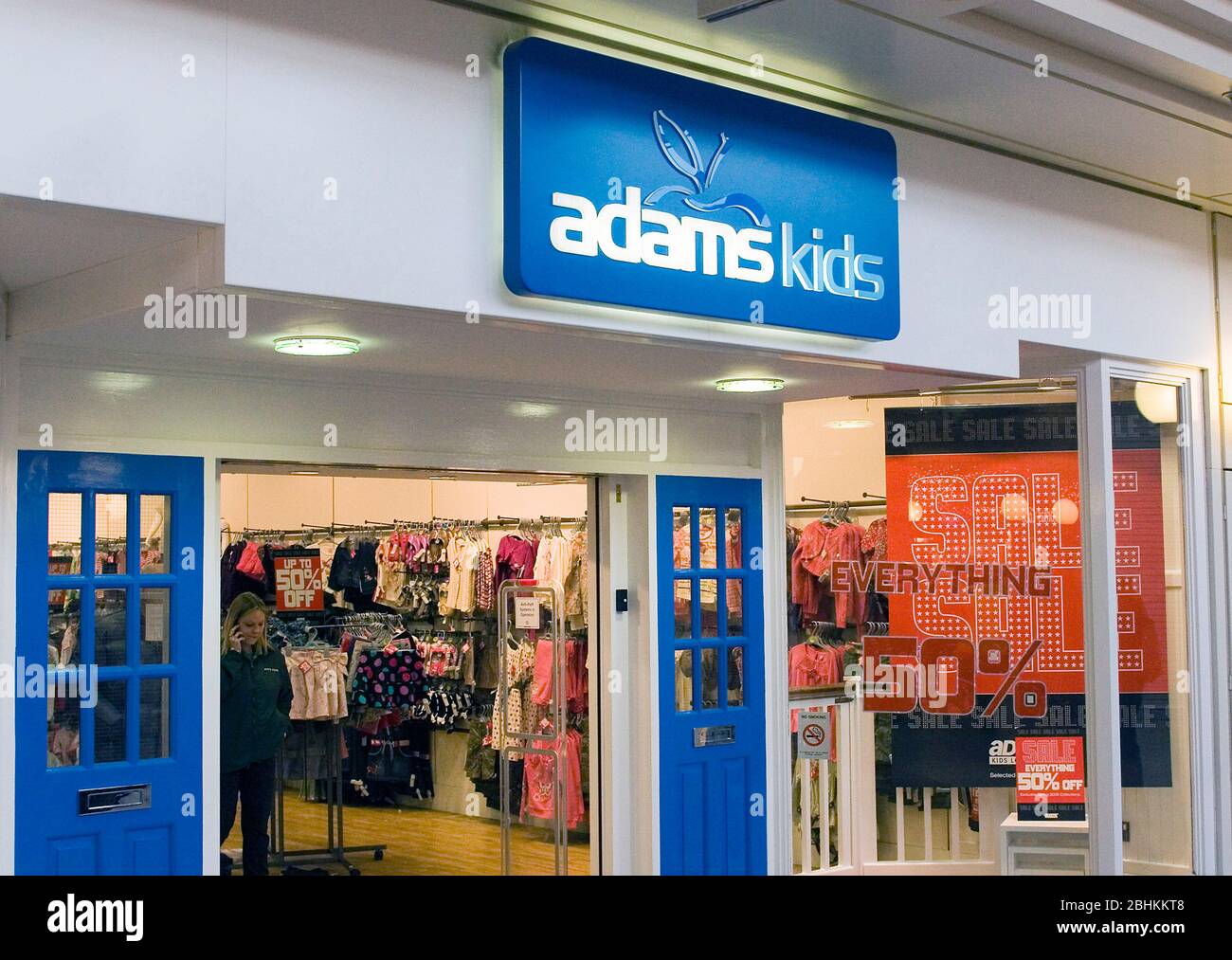 Exterior of an Adams Kids store in North London Stock Photo - Alamy