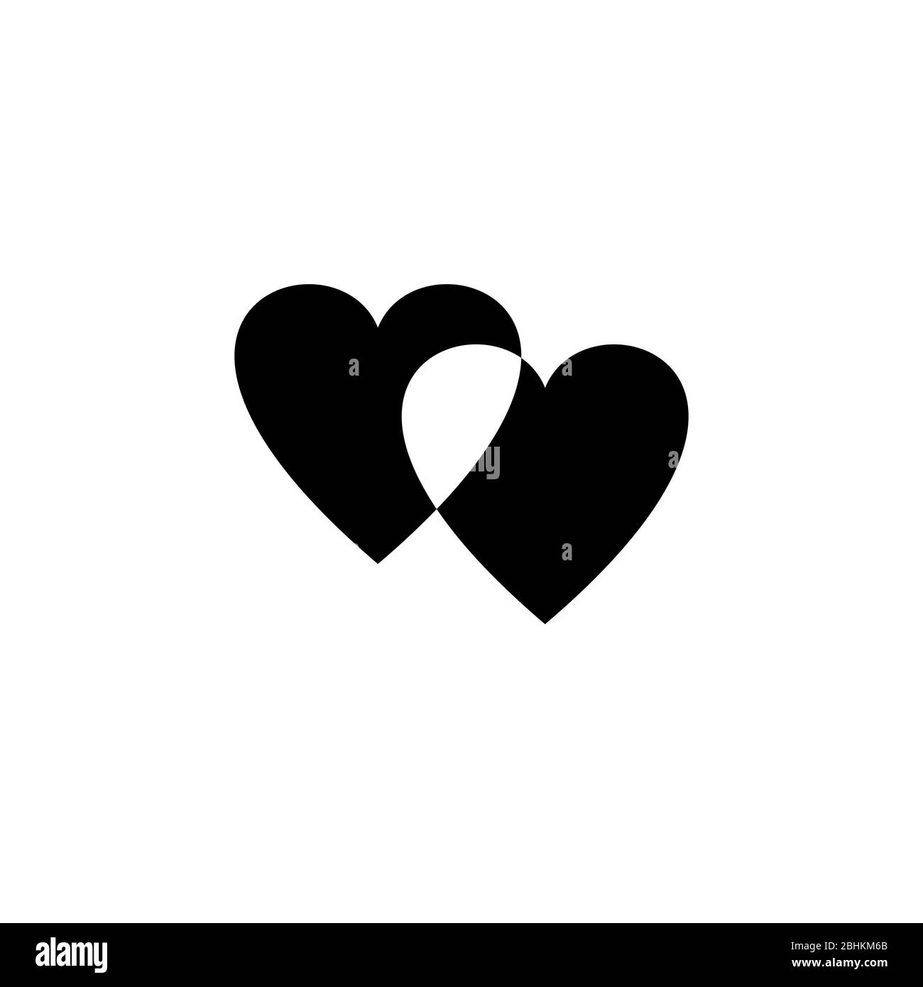 Valentines day silhouette Stock Vector Images - Alamy